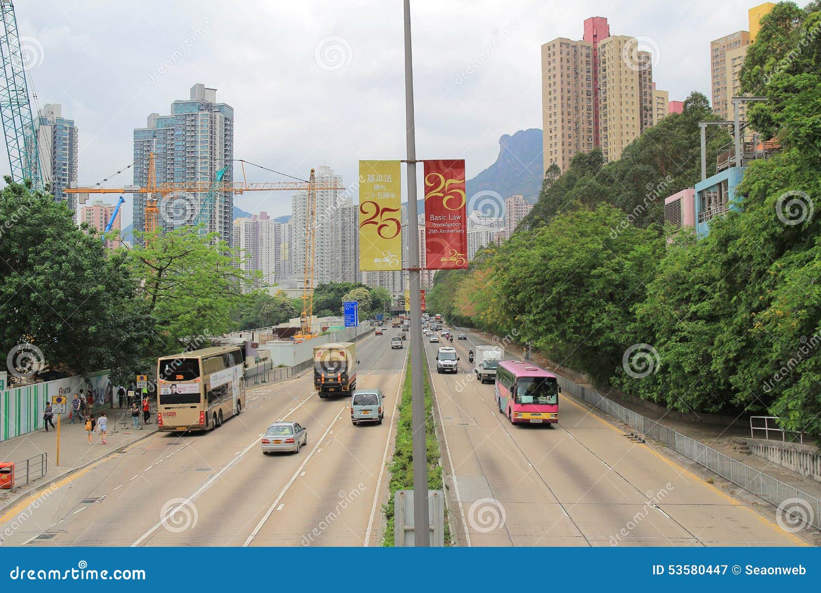 Road, highway at hong kong editorial photography. Image of black - 53580447