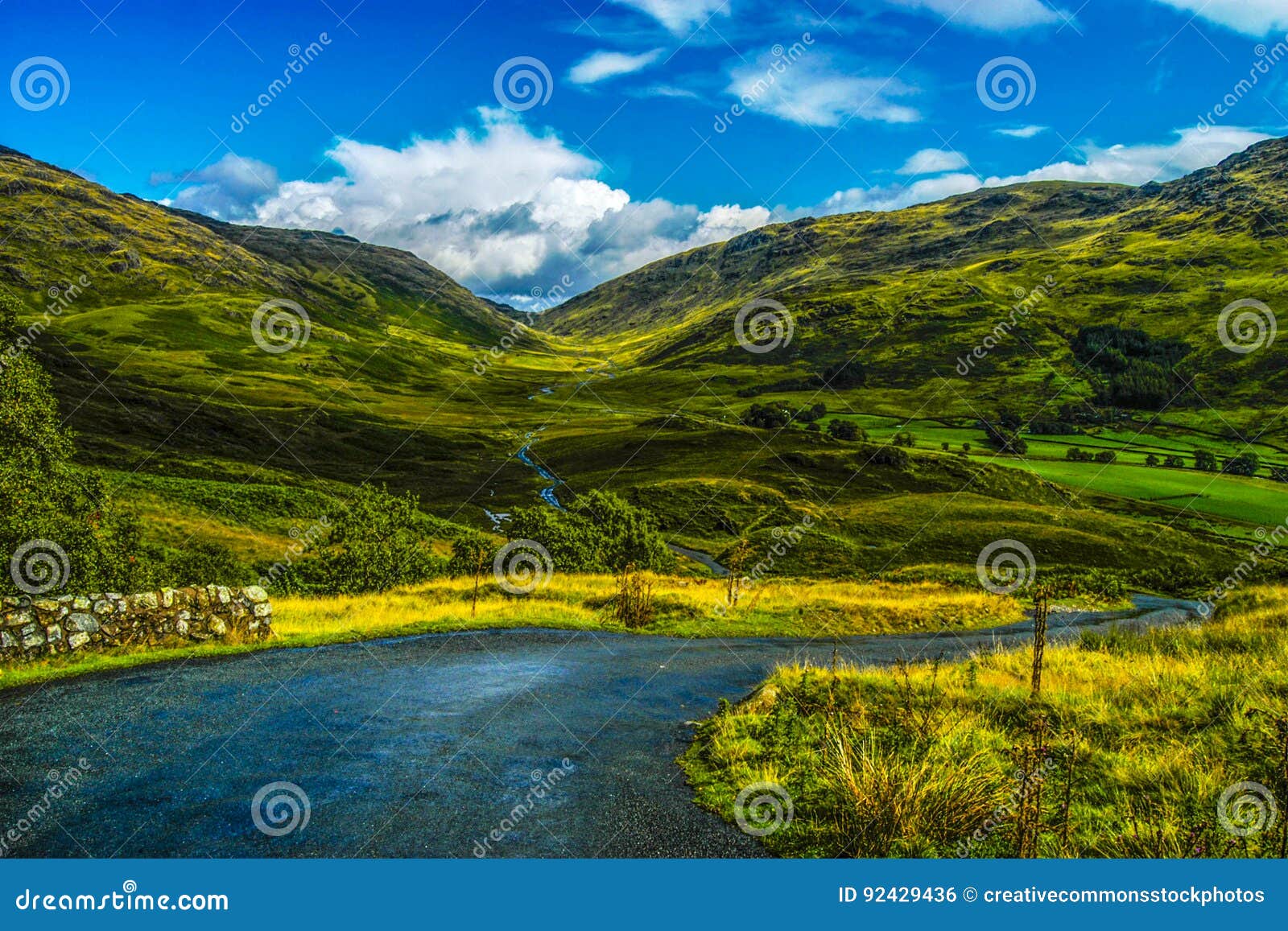 Road Through Hills Picture. Image: 92429436