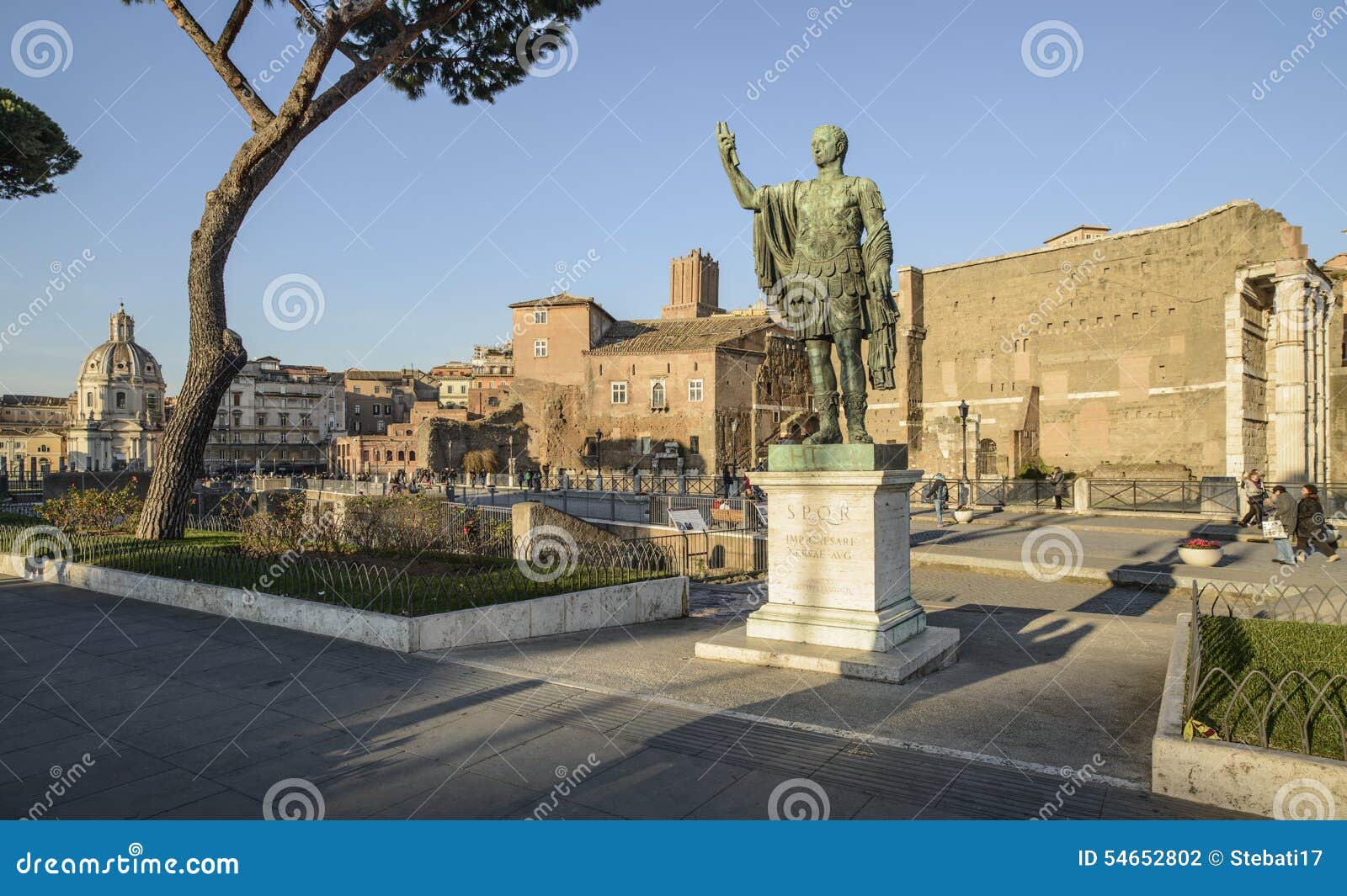 Road of the Imperial Forums Rome Italy Europe Editorial Photography ...