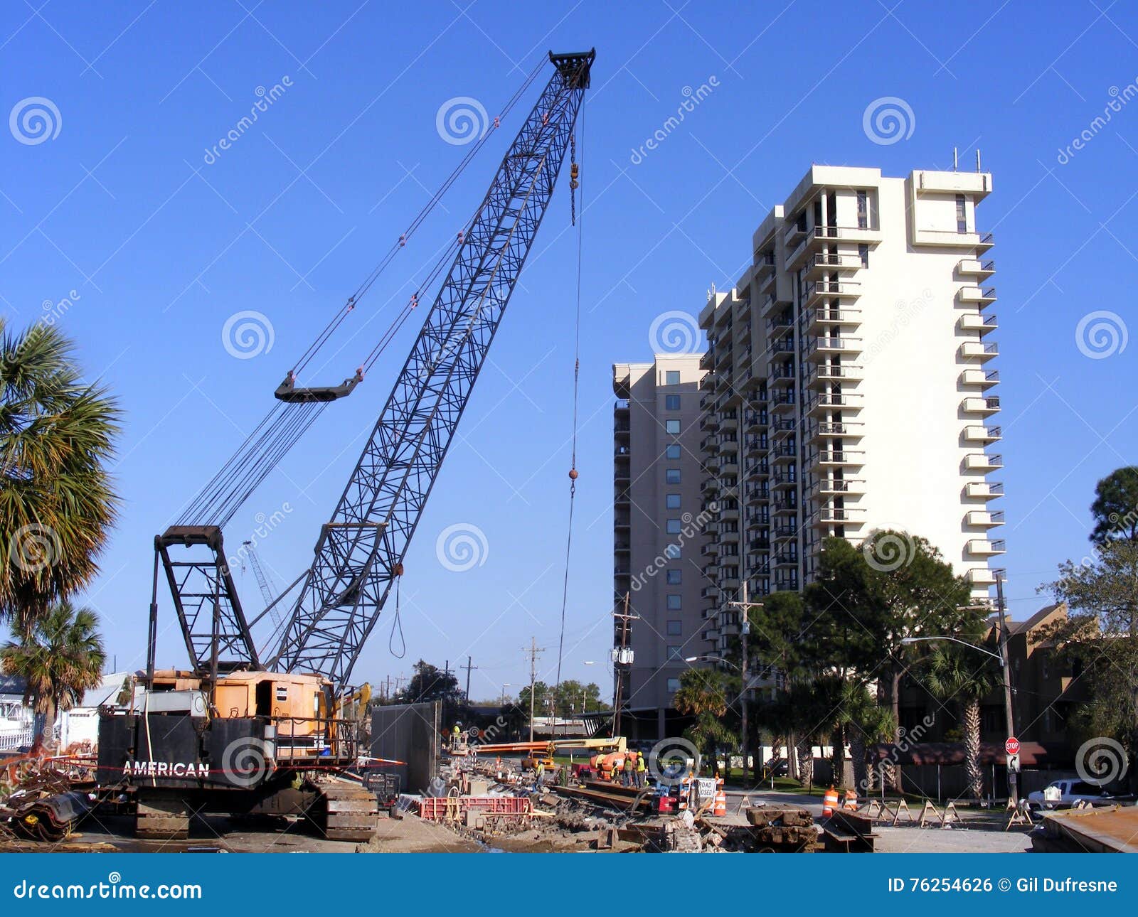 Road and Infrastructure Construction Using Heavy Equipment Editorial ...