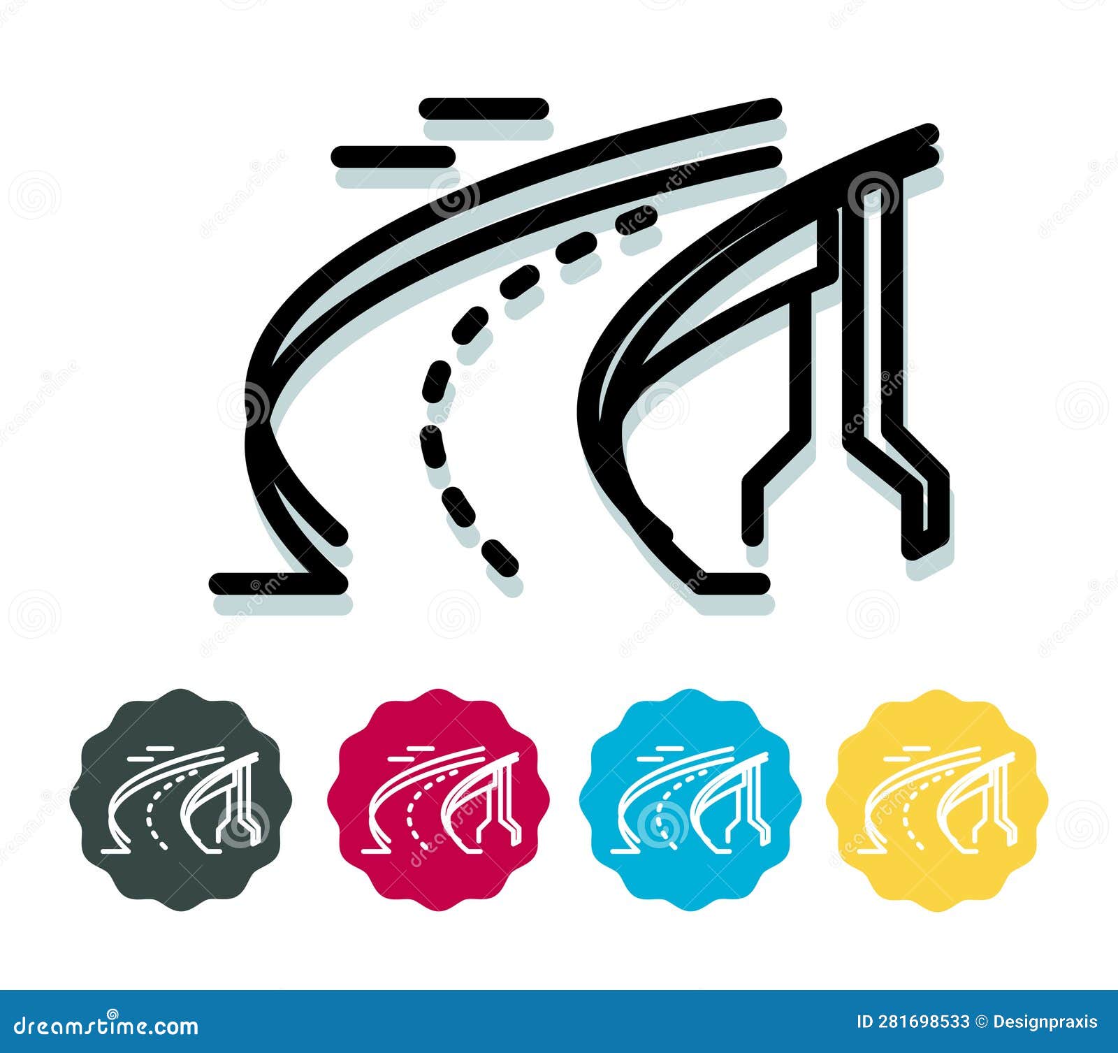 Infrastructure Icon Set Stock Photo | CartoonDealer.com #88886268