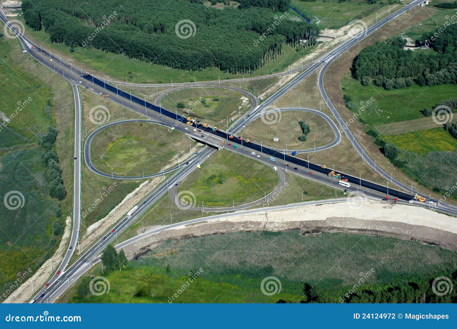 Road interchange stock photo. Image of traffic, intersection - 24124972
