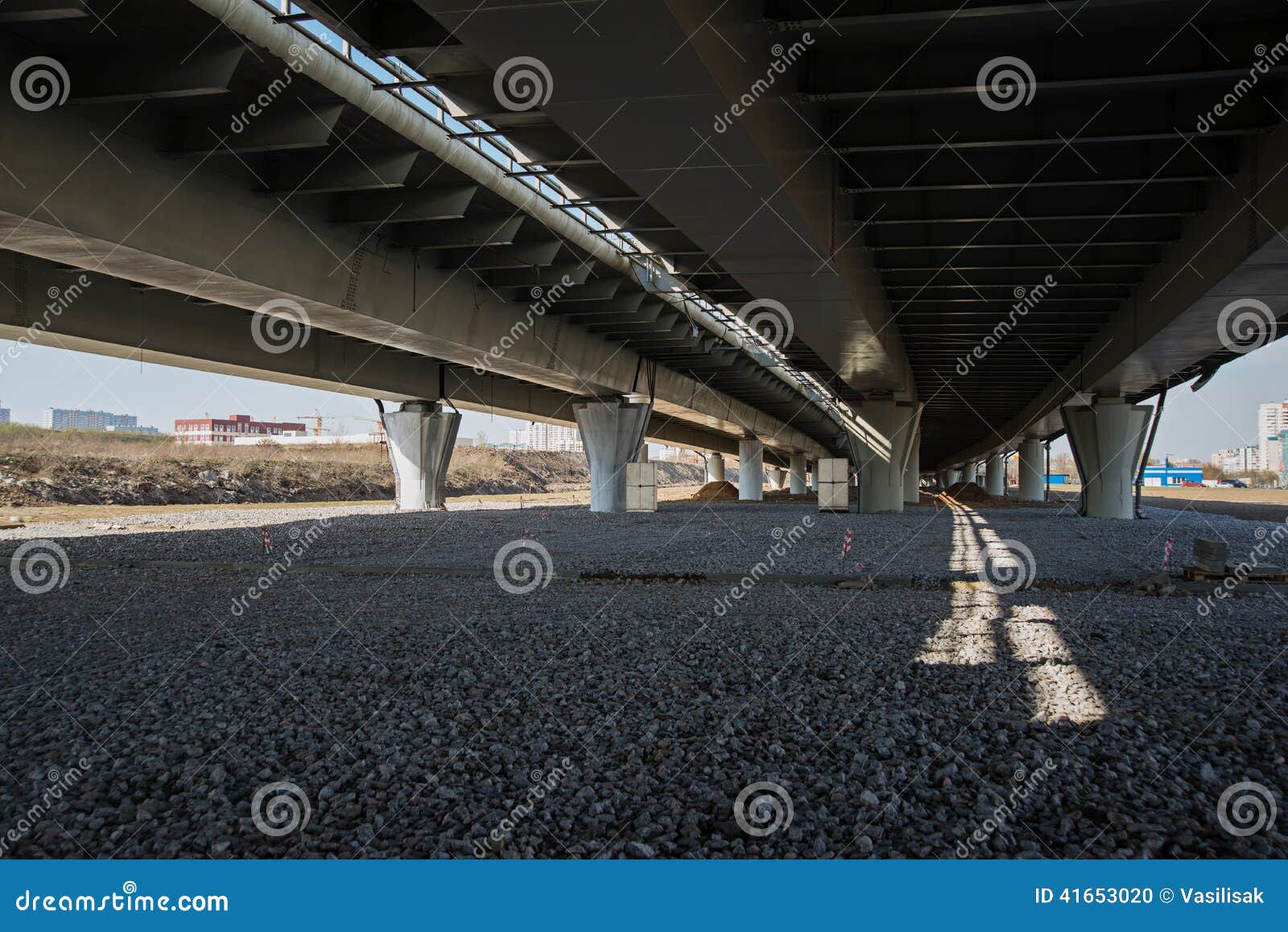 Road Interchange. Elevated Expressway Stock Photo - Image of ...
