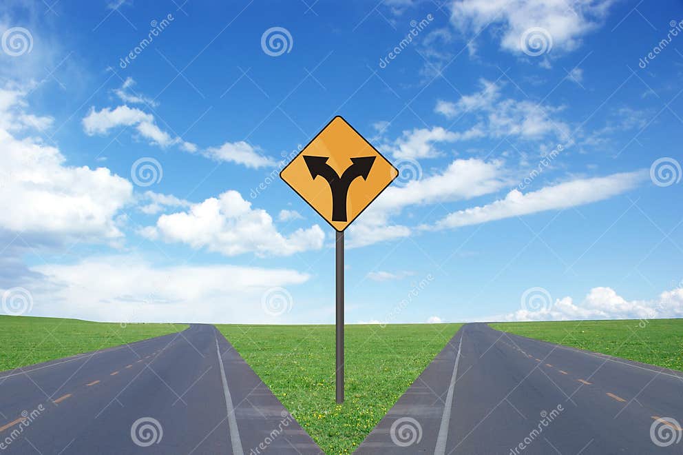 Road Intersection and Signs Stock Image - Image of traffic, unknown ...
