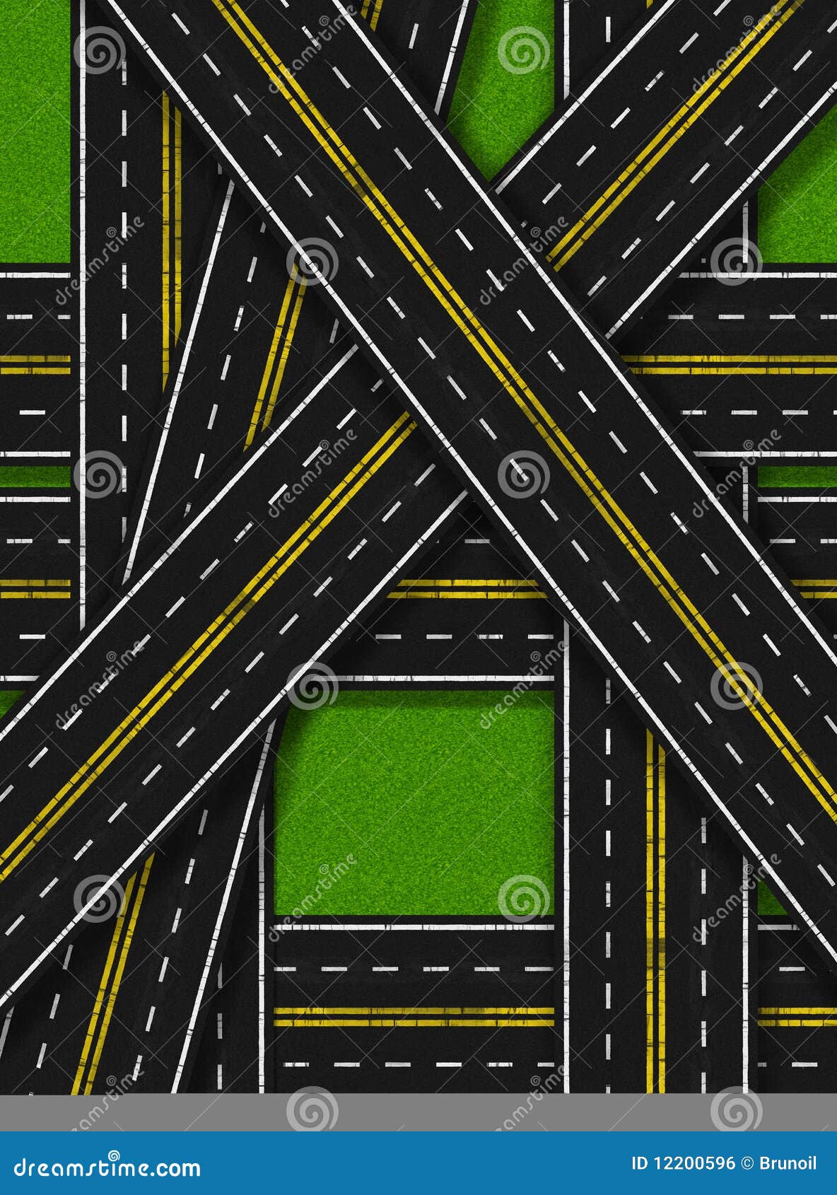 Road Invasion Vertical stock illustration. Illustration of havoc - 12200596