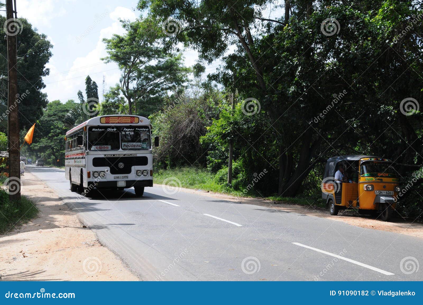 The Road on the Island of Ceylon. Editorial Photography - Image of trip ...