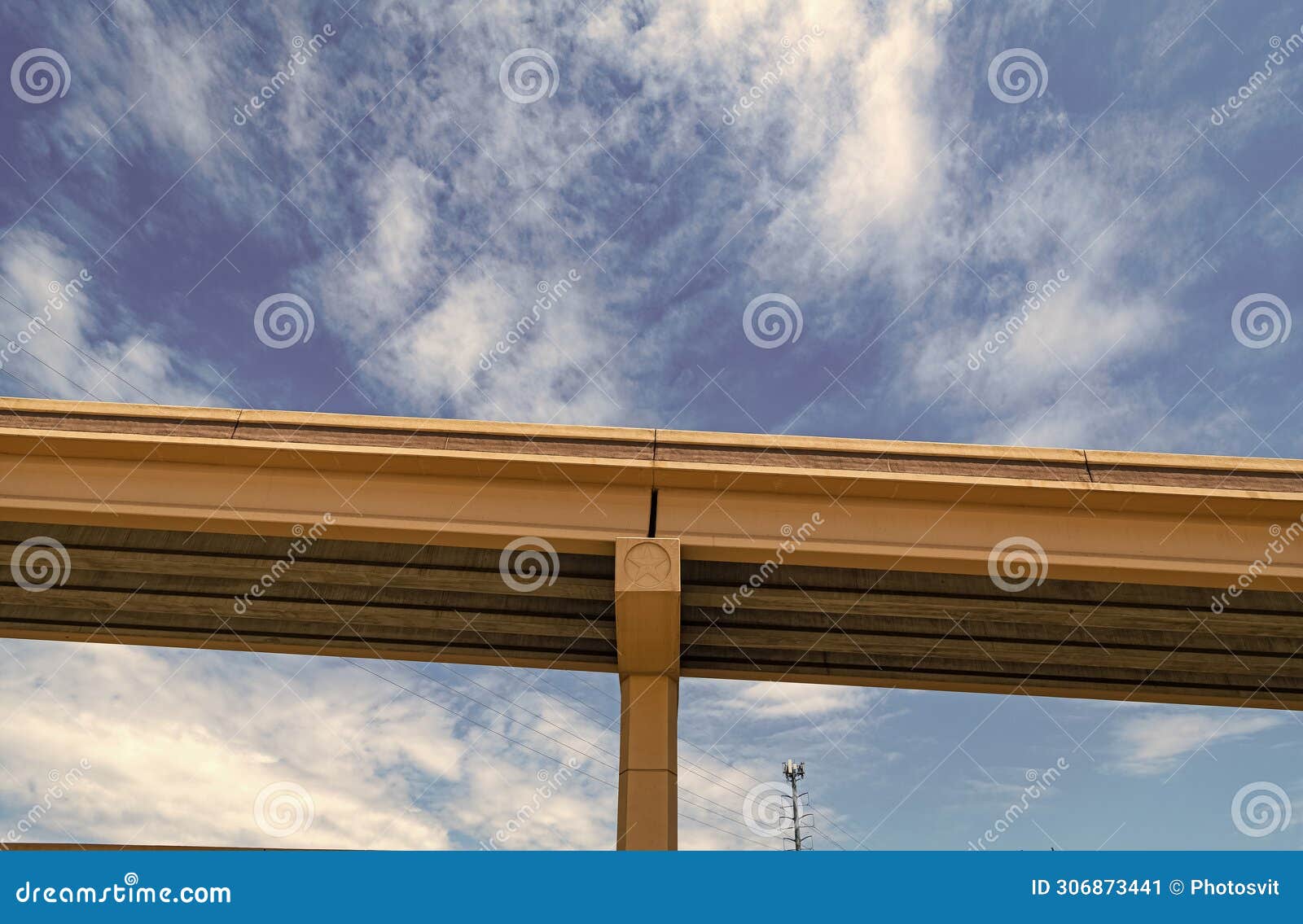 Road Junction. Flyover Architecture of Transport System. Bridge ...