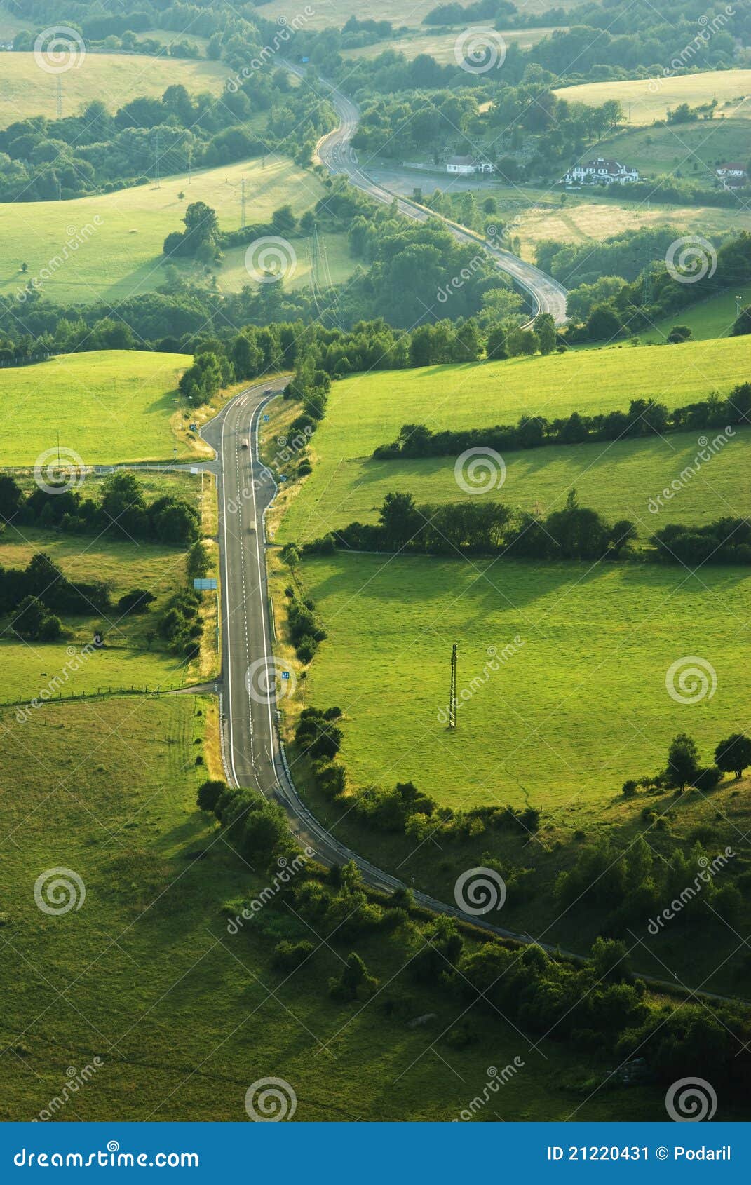 Road landscape stock image. Image of outside, european - 21220431