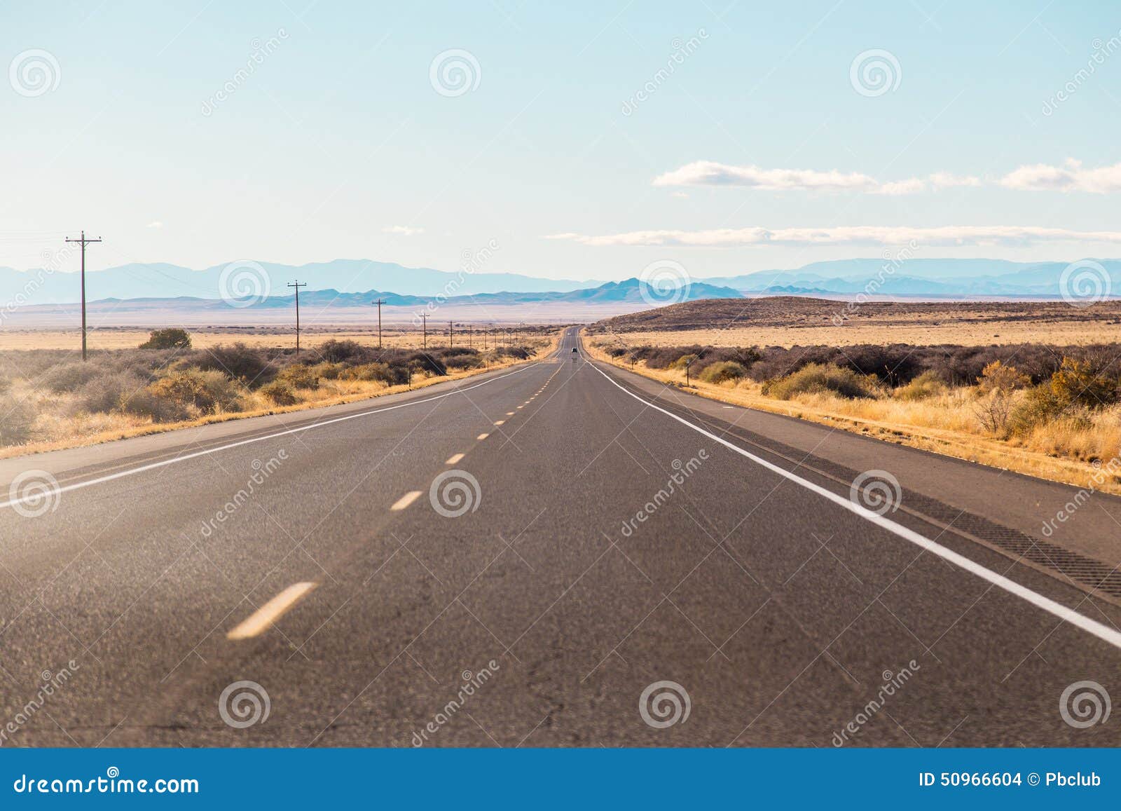 Road leading to distance stock photo. Image of long, skies - 50966604