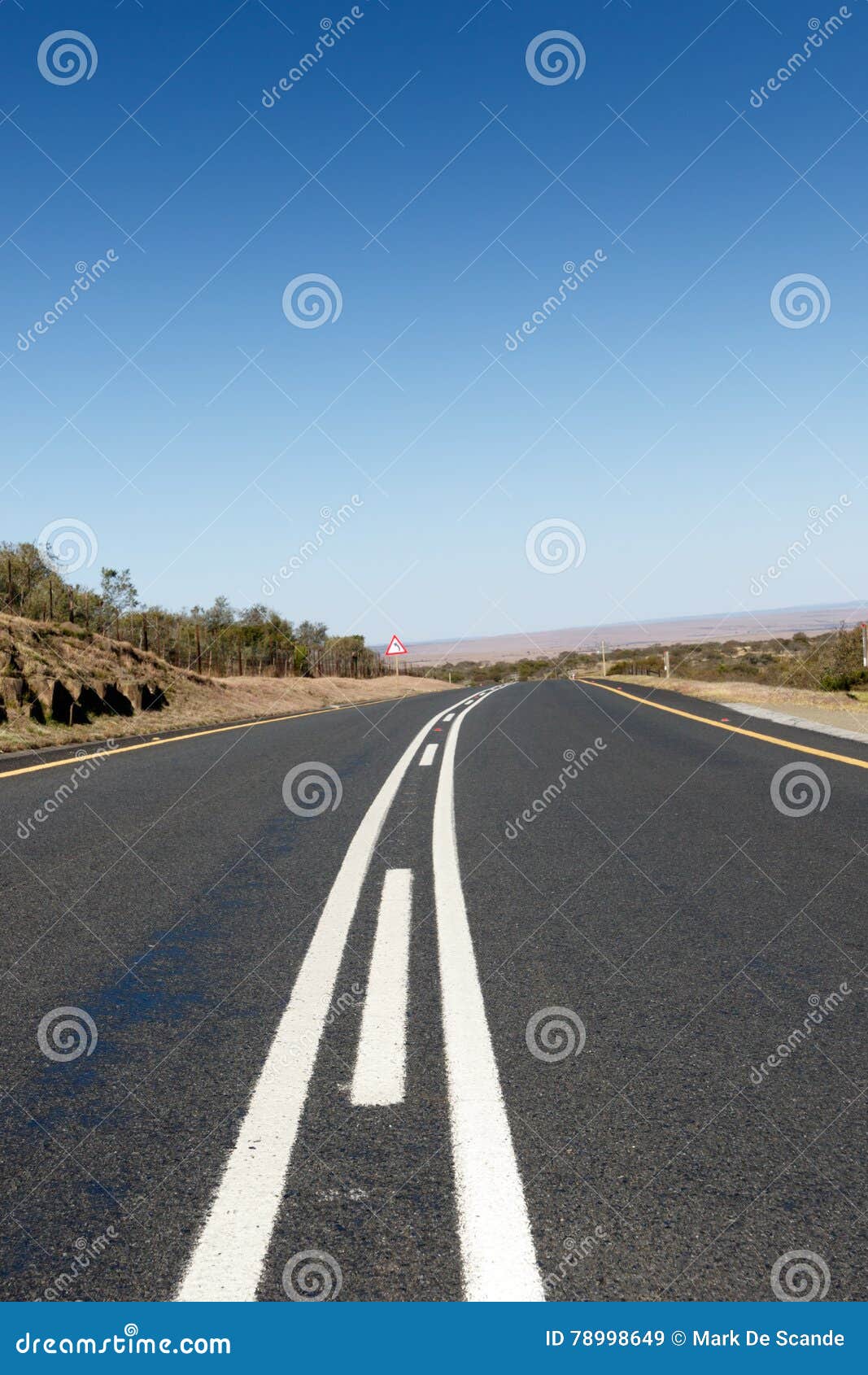Road leading to nowhere stock image. Image of background - 78998649