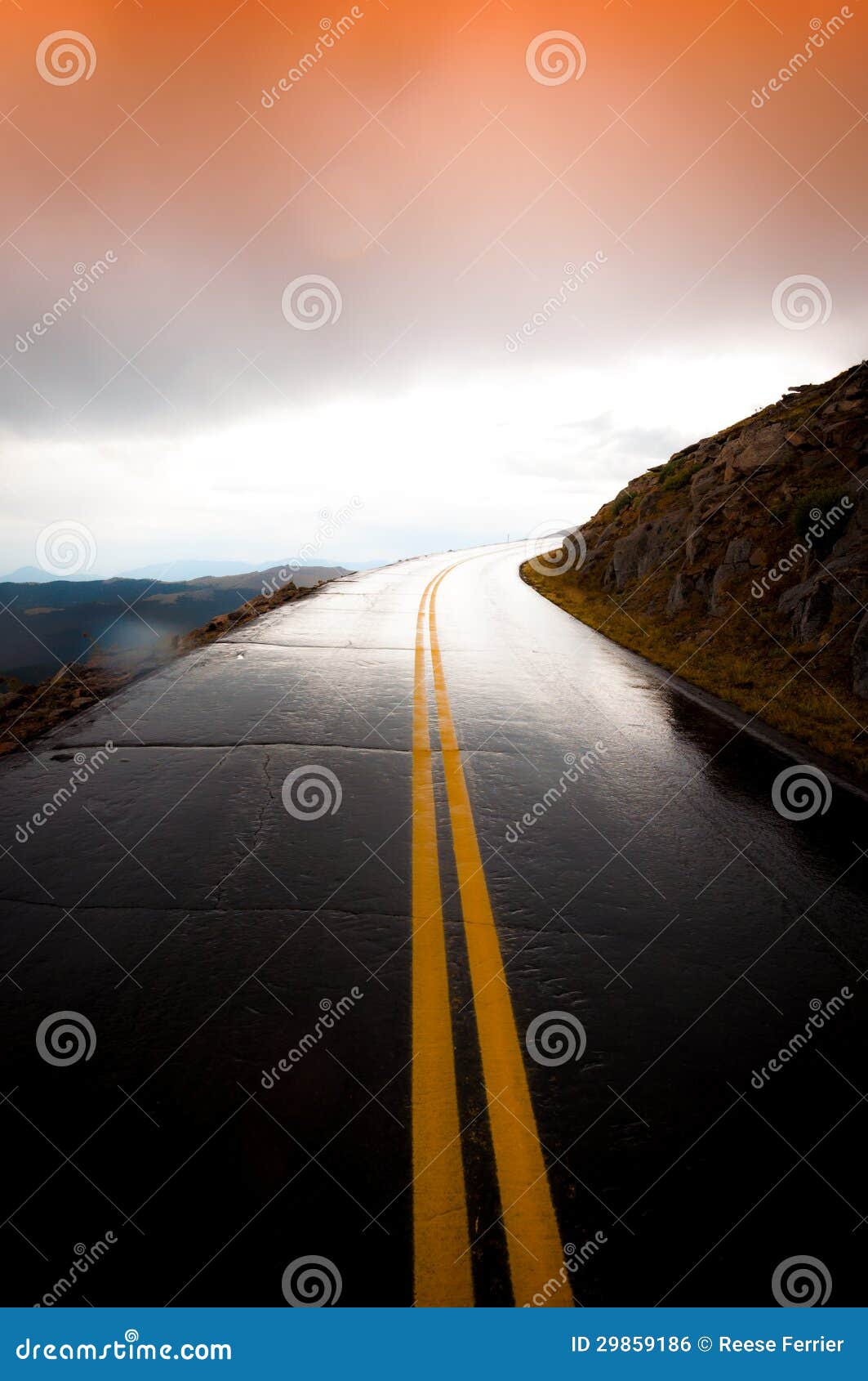 Road to Explore stock photo. Image of clouds, unknown - 29859186
