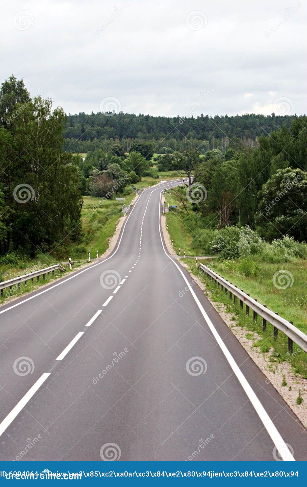 Road in Lithuania stock photo. Image of hill, road, clear - 6994064