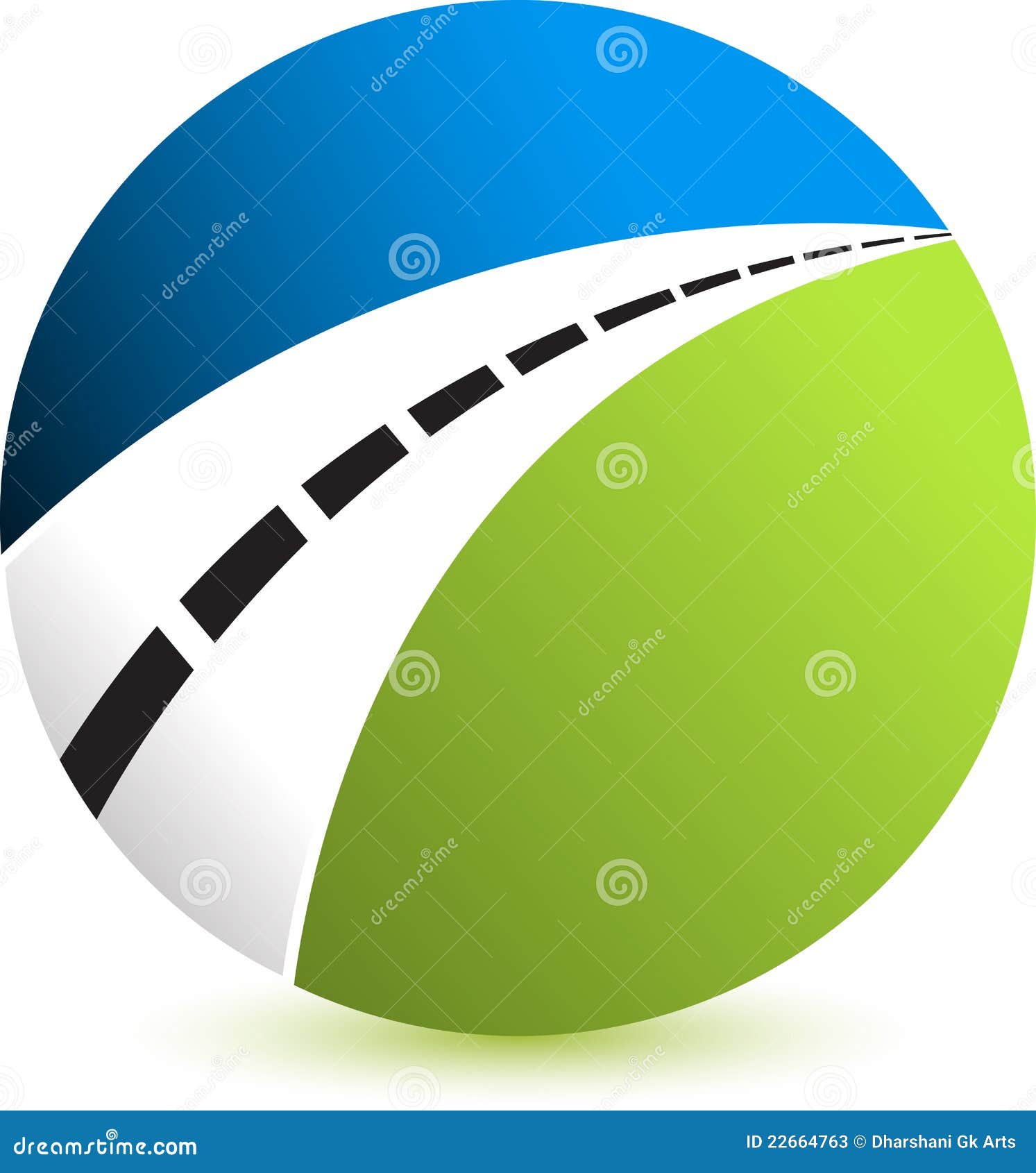 Road logo stock vector. Illustration of clip, company - 22664763