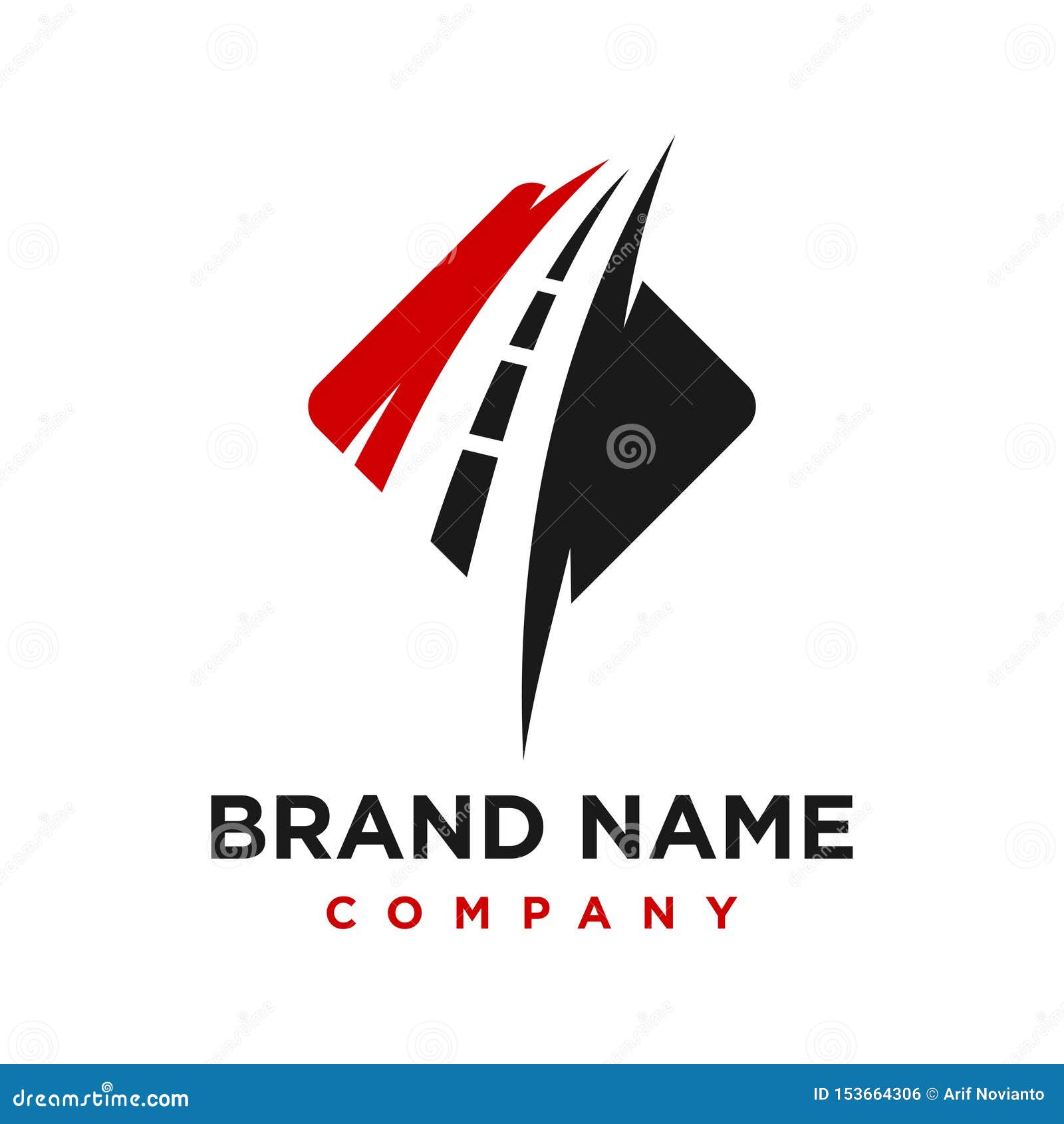 Road logo design stock vector. Illustration of isolated - 153664306