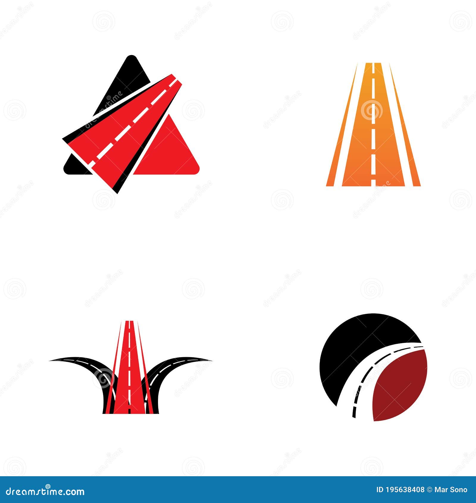 Road Logo and Symbol Template Vector Stock Vector - Illustration of ...