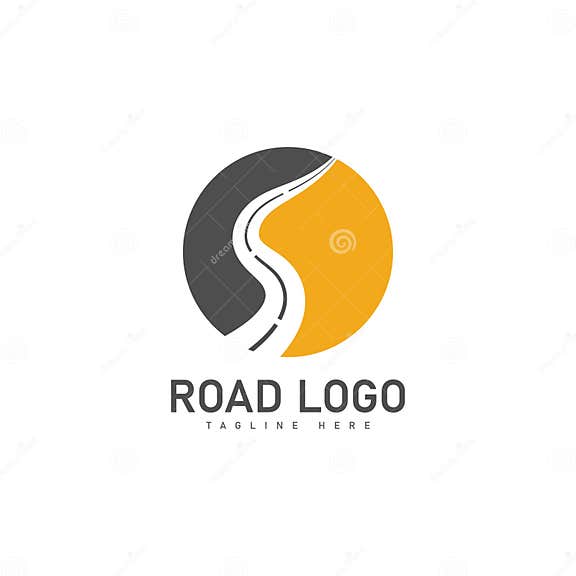 Road Logo Road Logo Vector Template Icon Stock Illustration ...
