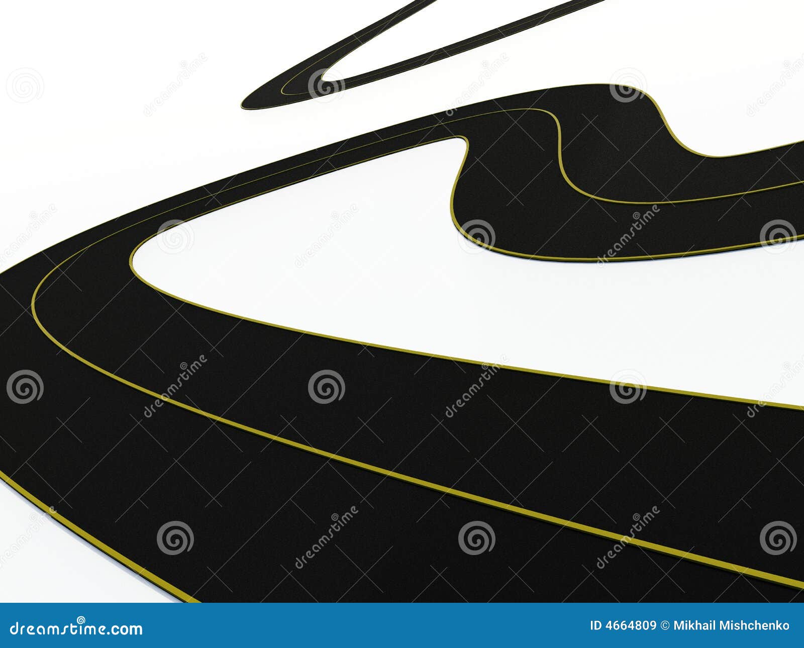 Road loop stock illustration. Illustration of abstract - 4664809