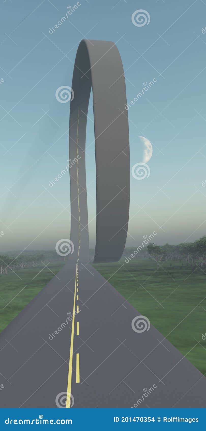 Road loop concept stock illustration. Illustration of concept - 201470354