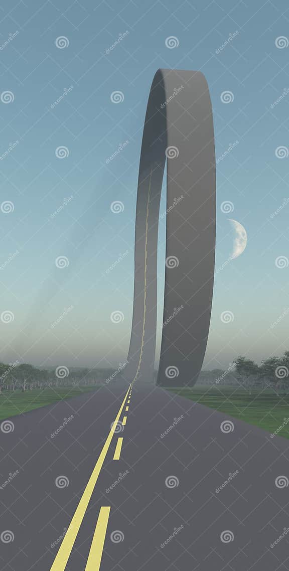 Road loop stock illustration. Illustration of concept - 80937740