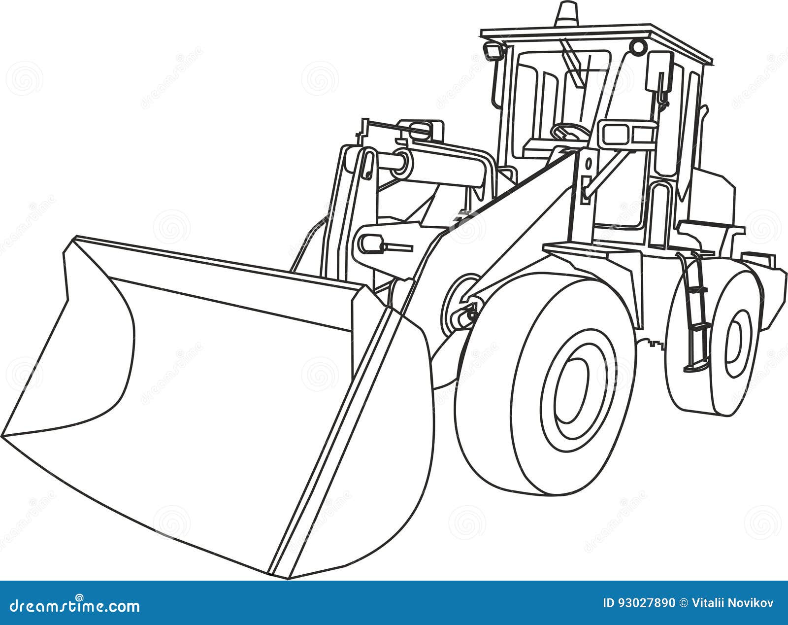 The road machine stock vector. Illustration of engineering - 93027890
