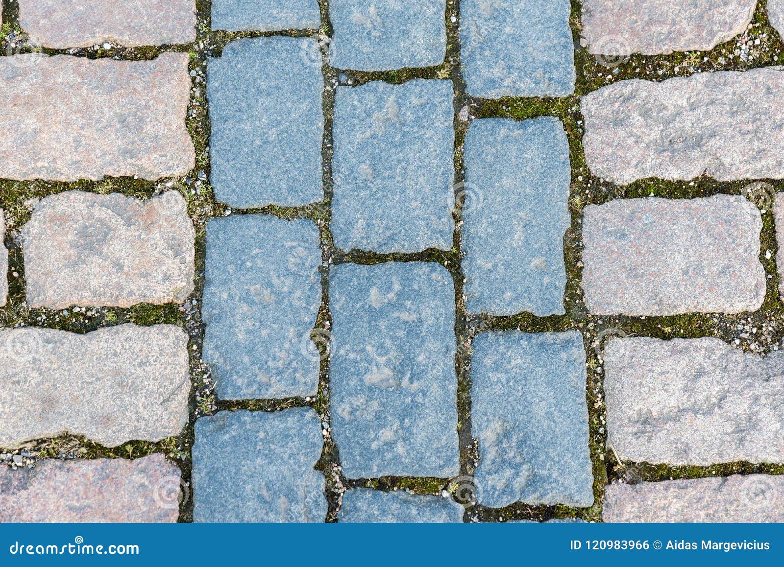 Road made of bricks stock photo. Image of cobblestone - 120983966