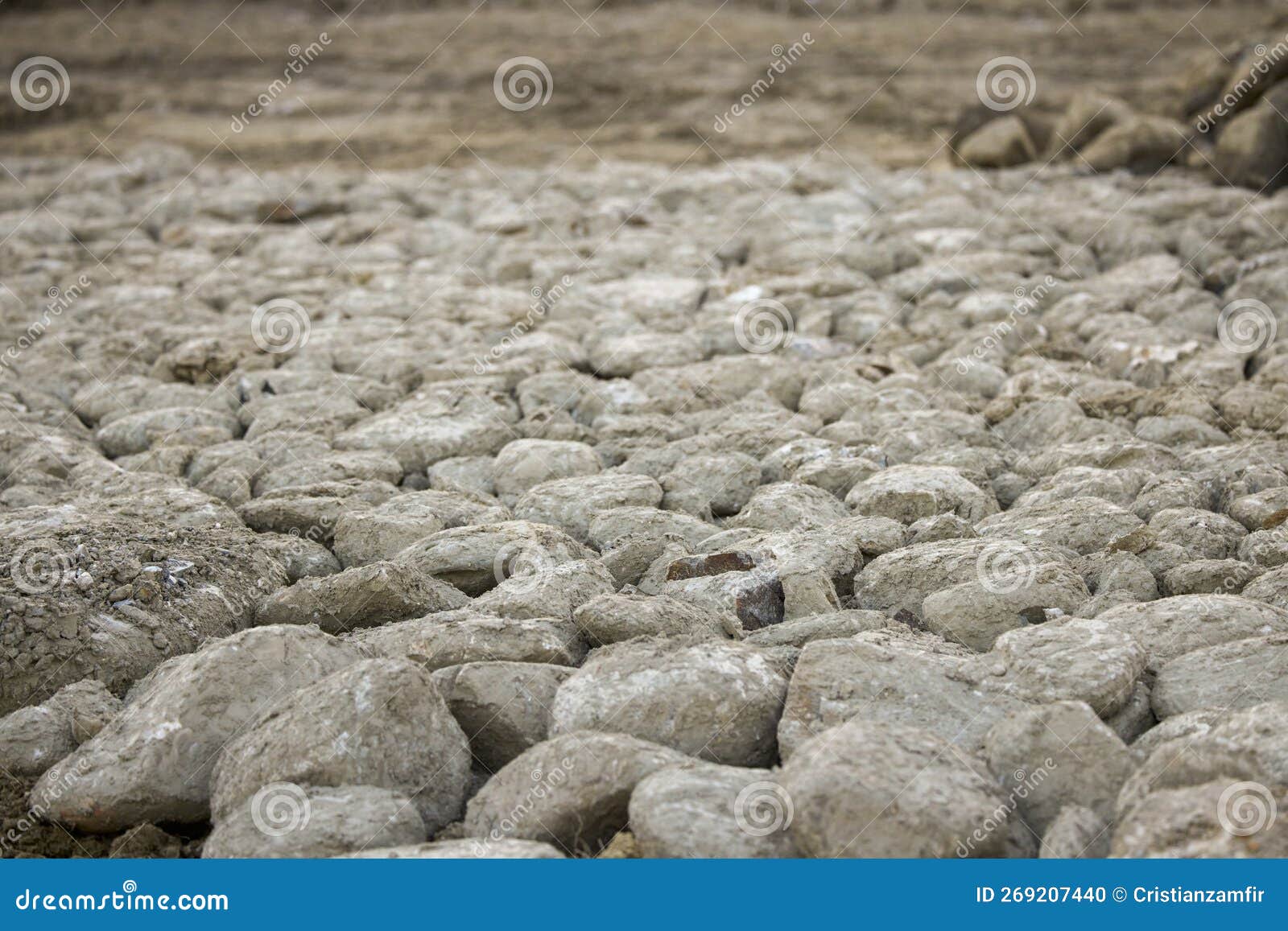 Pavement Made of River Stones Stock Photo - Image of pebble, urban ...