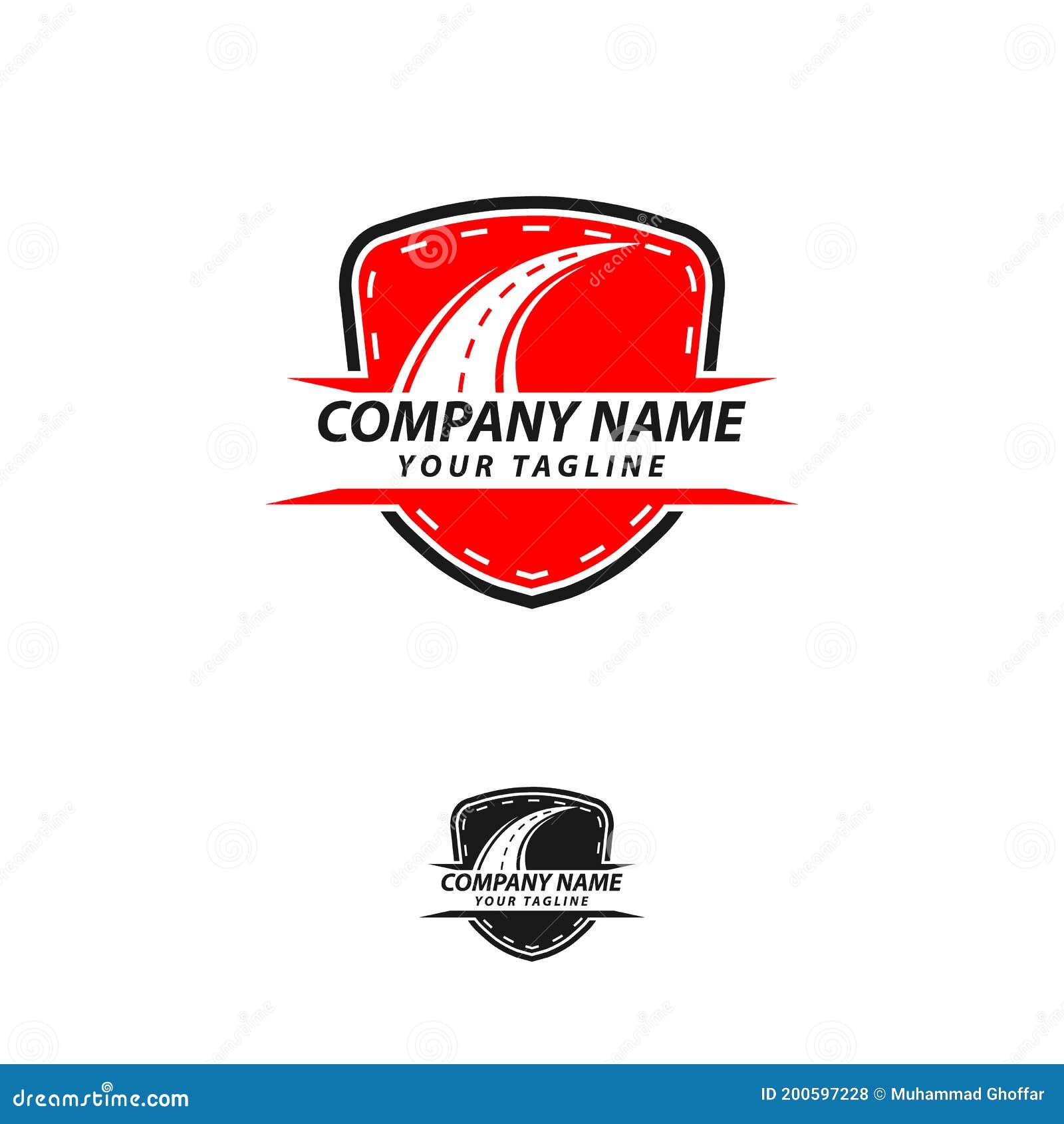 Road Maintenance Creative Sign Concept. Paving Logo Design Template ...