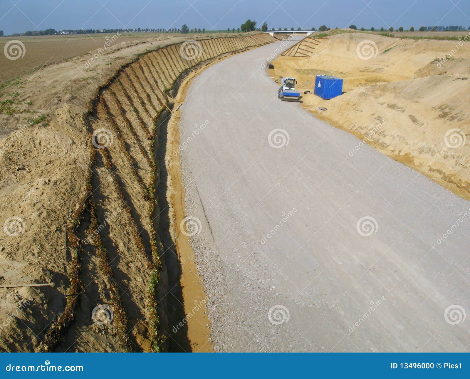 Road making stock photo. Image of infrastructure, construction - 13496000