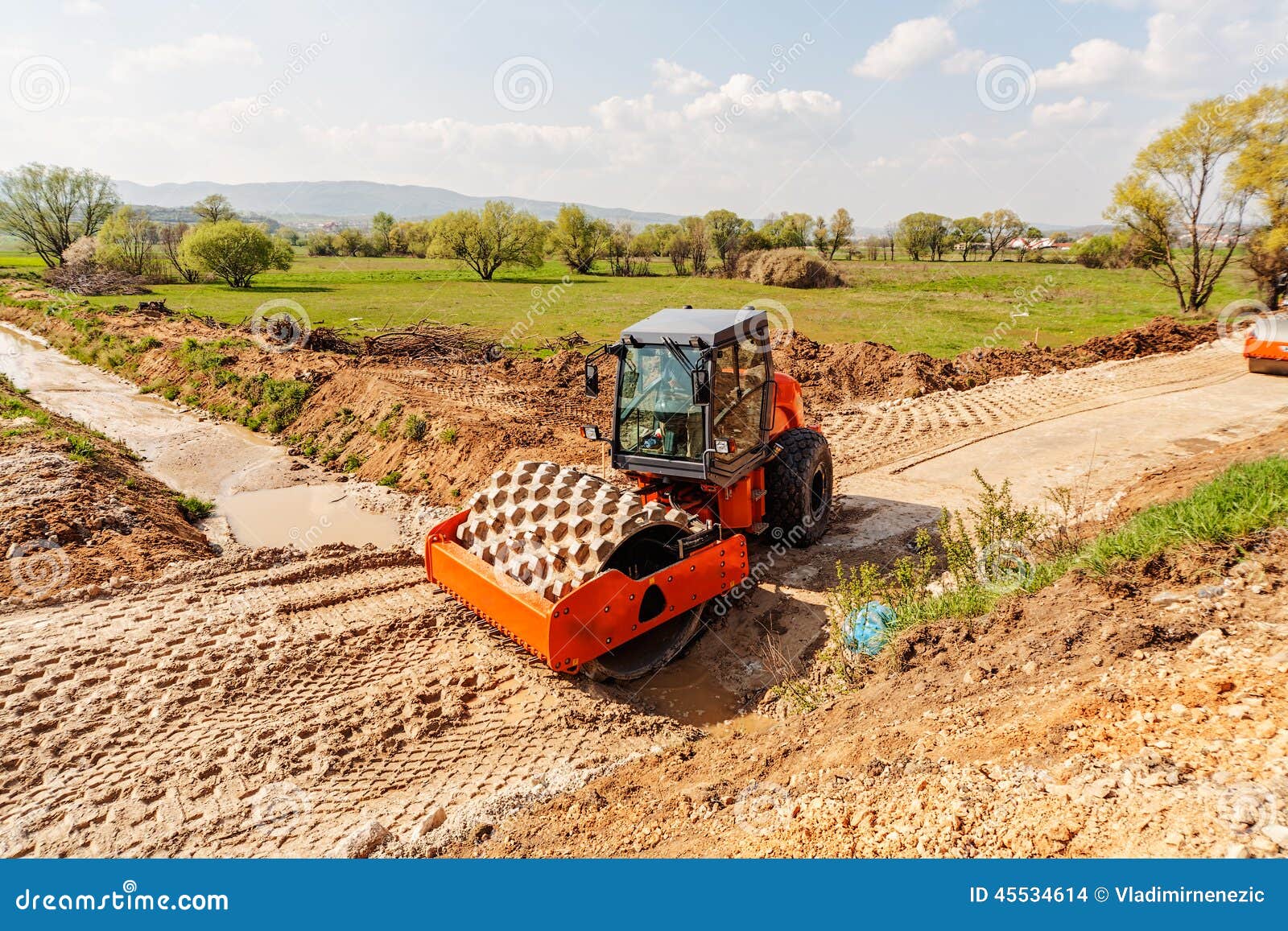 Road making stock photo. Image of industry, industrial - 45534614