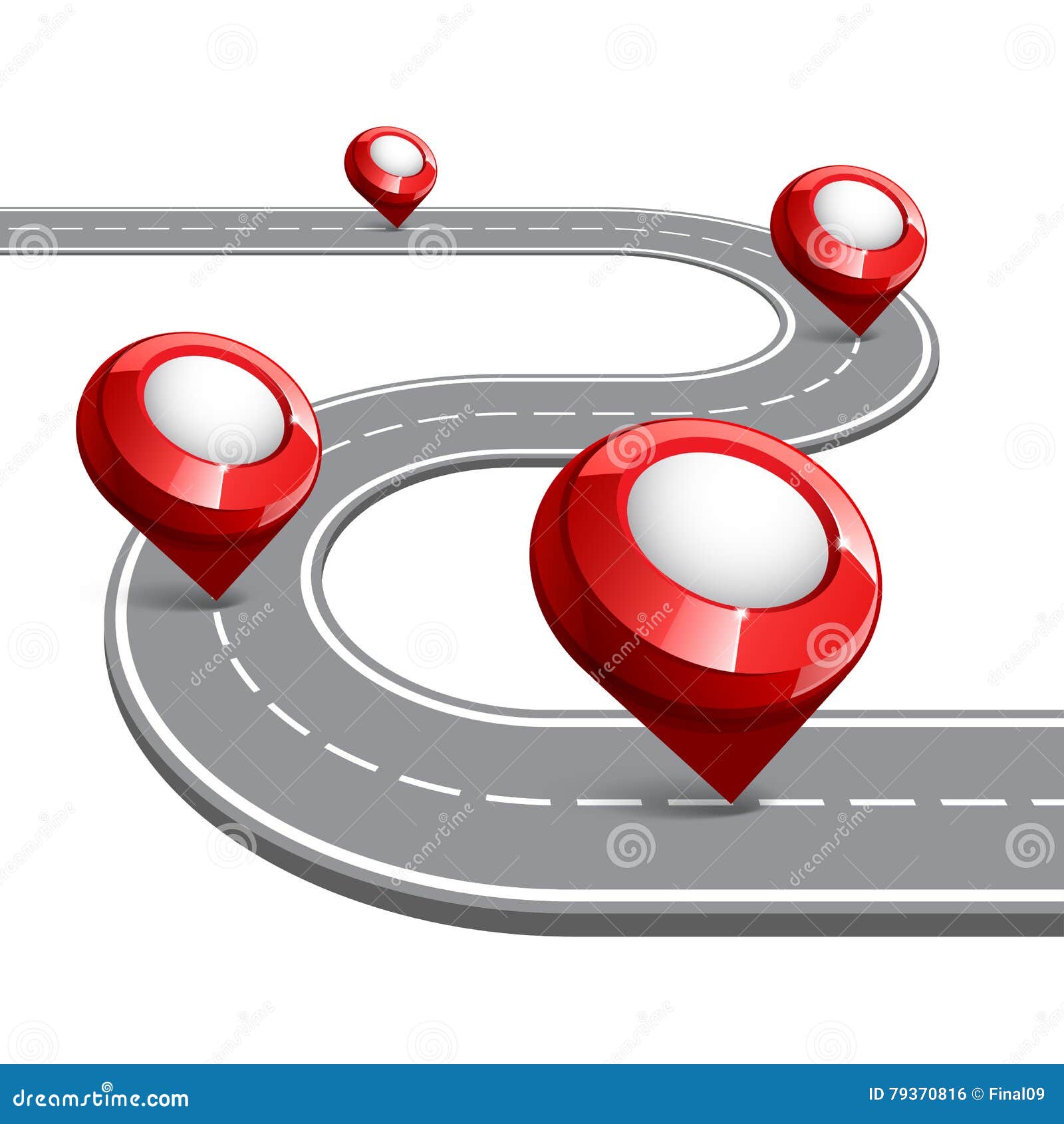 Road Map for Business Infographic. Stock Vector - Illustration of ...