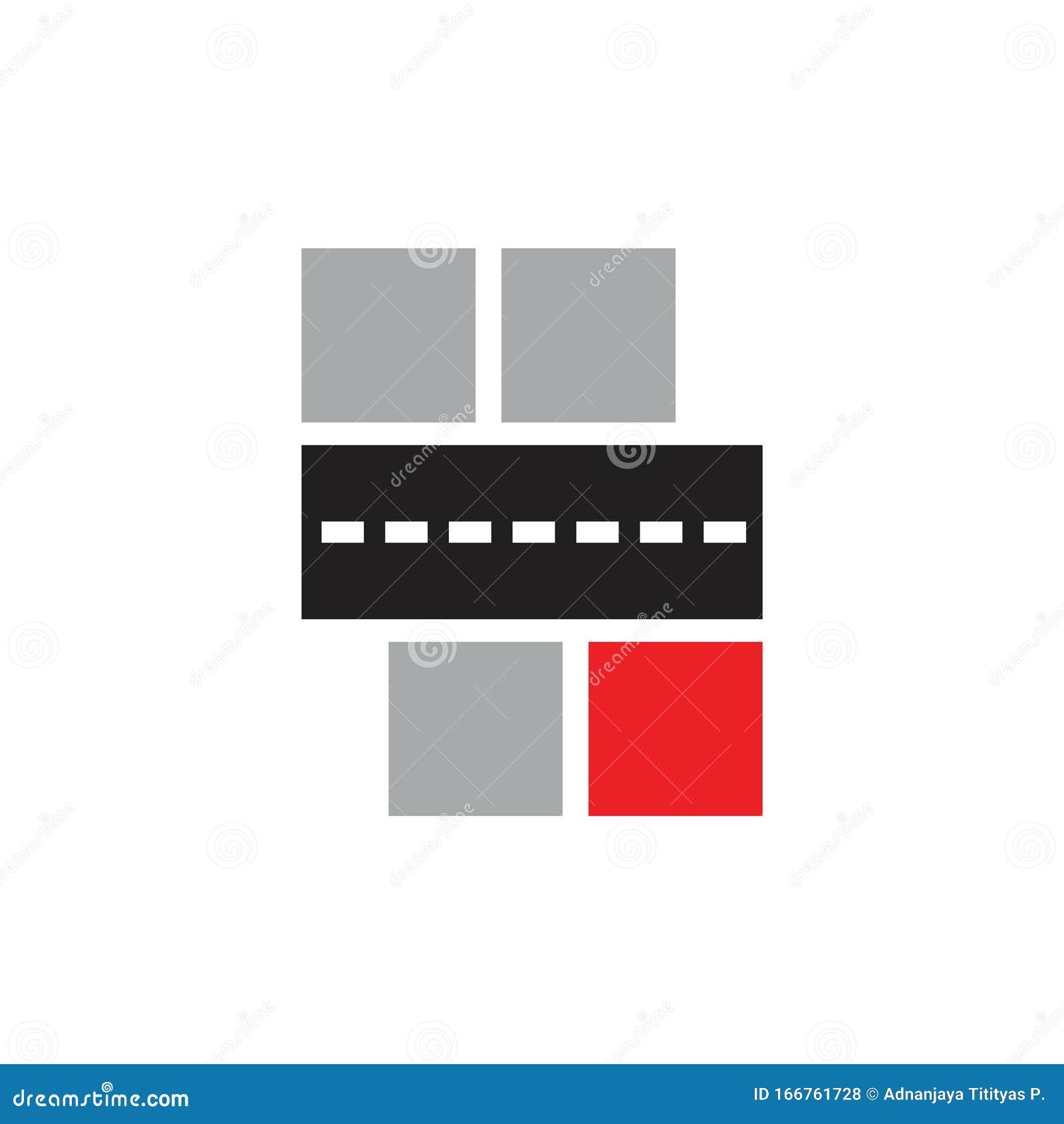 Road Map Place Simple Design Symbol Vector Stock Vector - Illustration ...