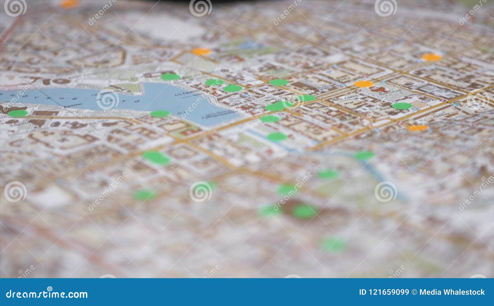Road Map with Selective Focus. Stock Stock Image - Image of roadmap ...