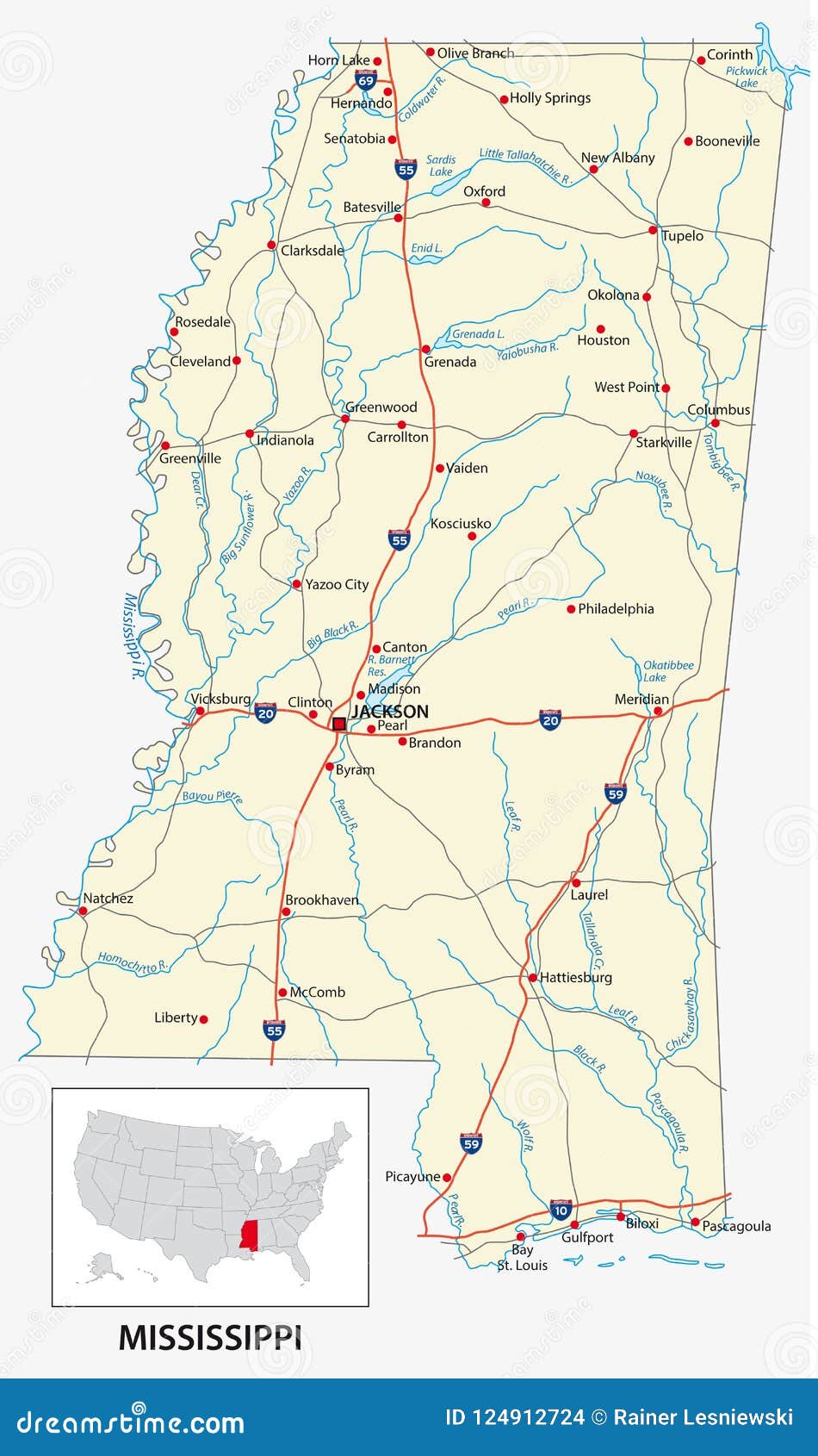 State Of Mississippi Icons Cartoon Vector | CartoonDealer.com #5086901