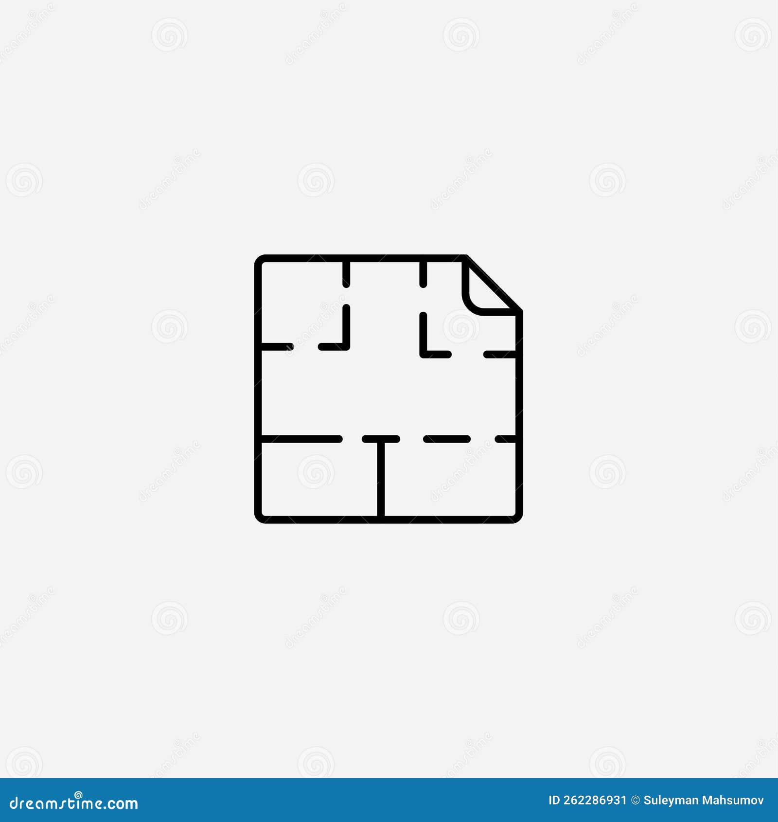 Road Map Vector Icon Sign Symbol Stock Illustration - Illustration of ...