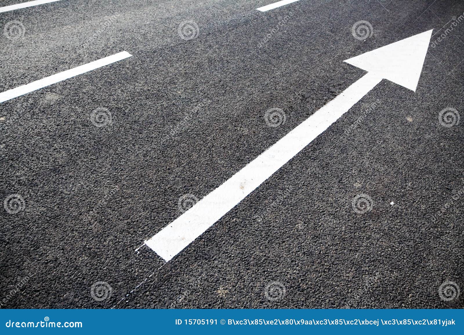 Road marking arrows stock image. Image of concept, traffic - 15705191