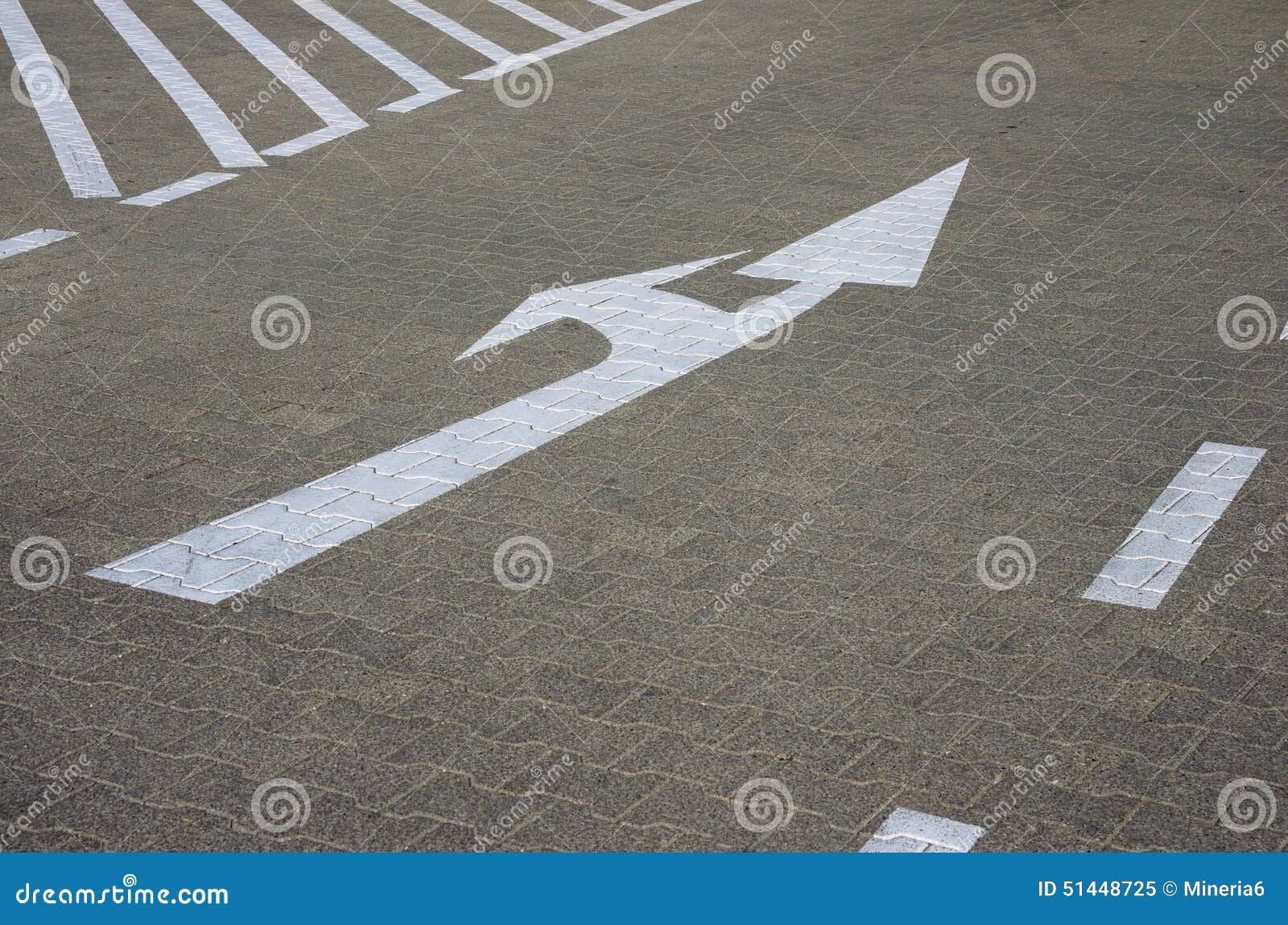 Road marking arrows stock image. Image of direction, future - 51448725