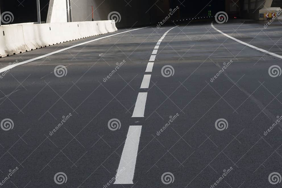 Road Marking or Ground Marking Stock Photo - Image of ways, routes ...