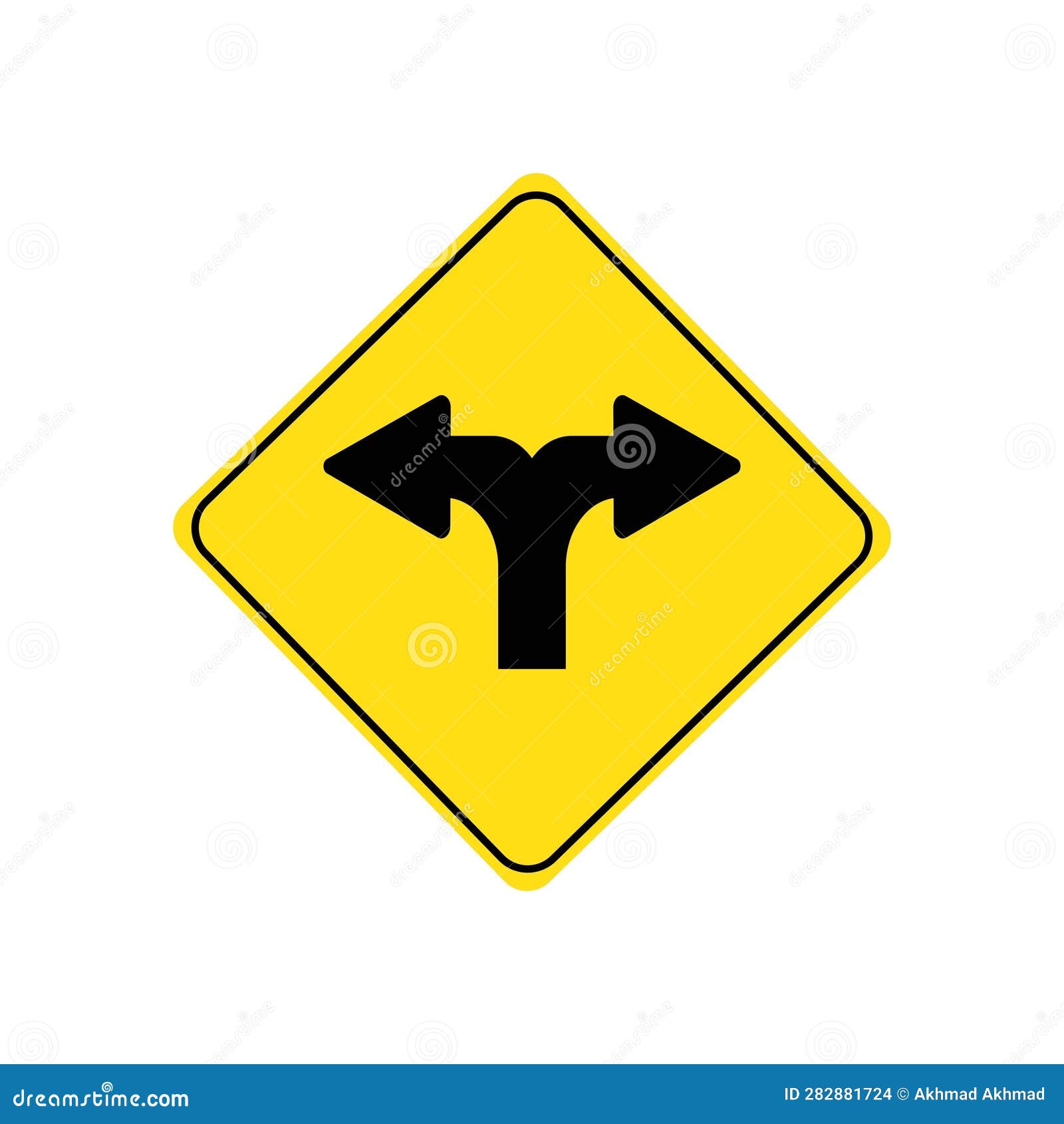 Road marking icon stock vector. Illustration of exclamation - 282881724