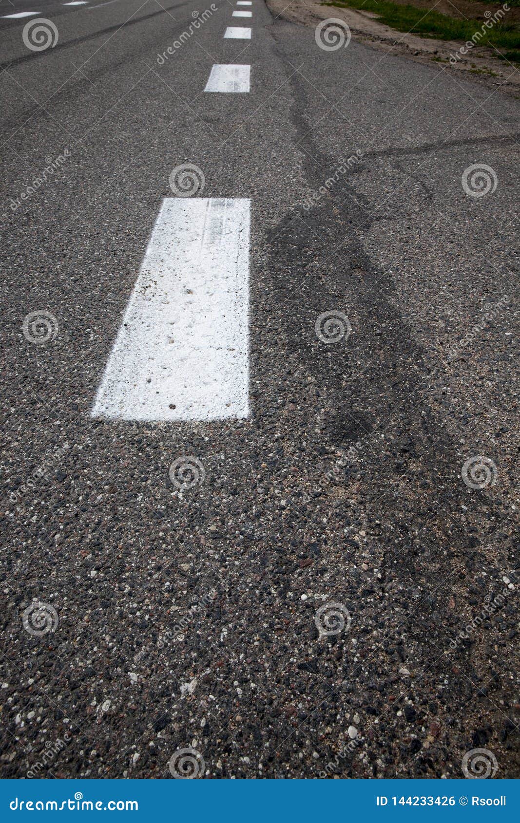 Road marking stock photo. Image of foothill, roadside - 144233426