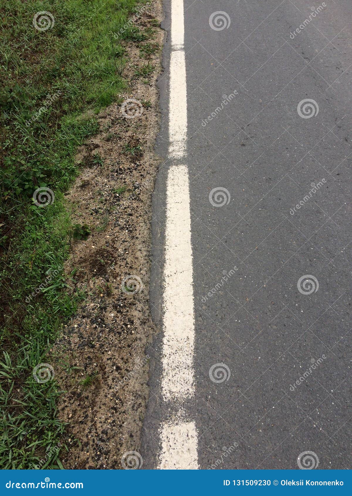 Road Marking Near the Roadside Stock Photo - Image of marking, roadside ...