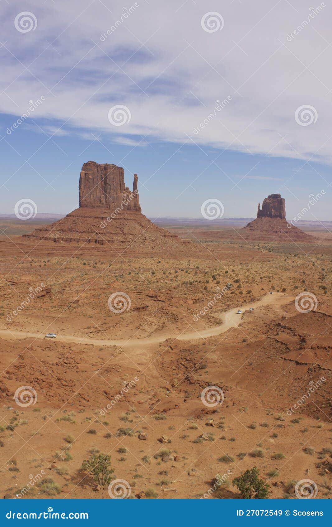 Road through Monument Valley Stock Image - Image of arizona, nature ...