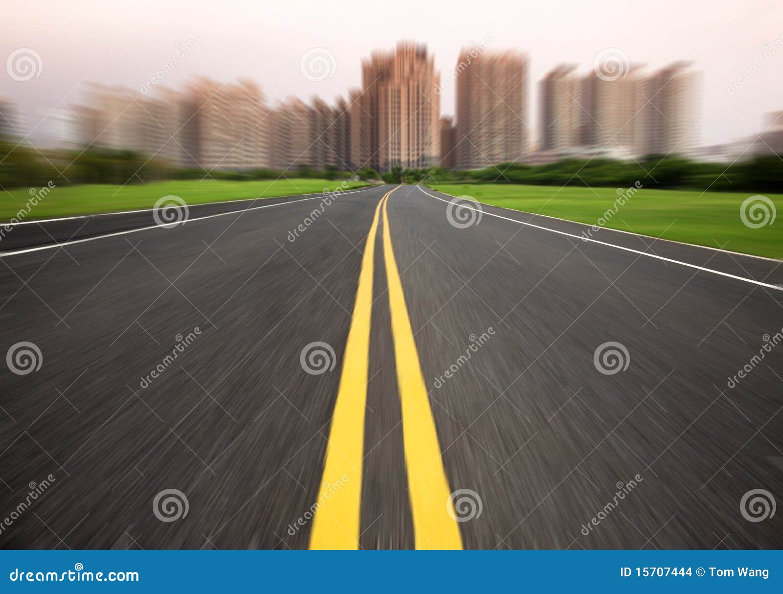 Road in motion blur stock photo. Image of perspective - 15707444
