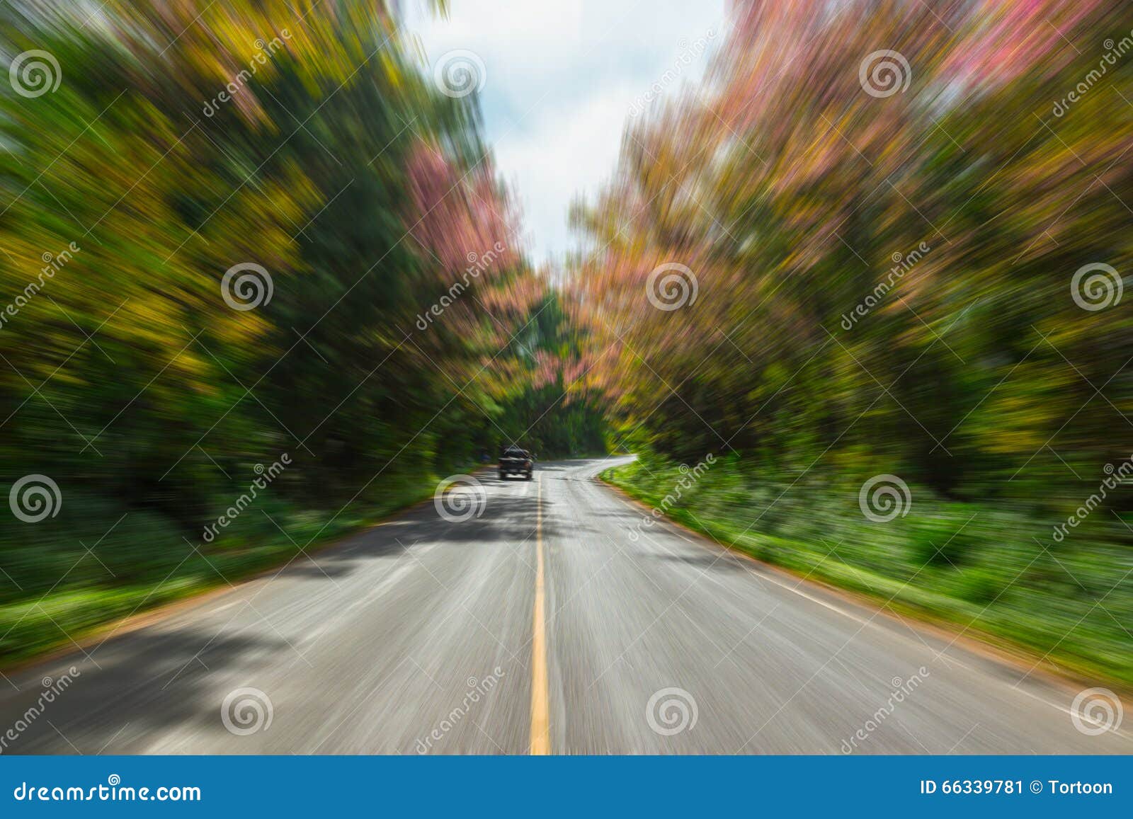 Road in motion blur. stock image. Image of fast, asphalt - 66339781