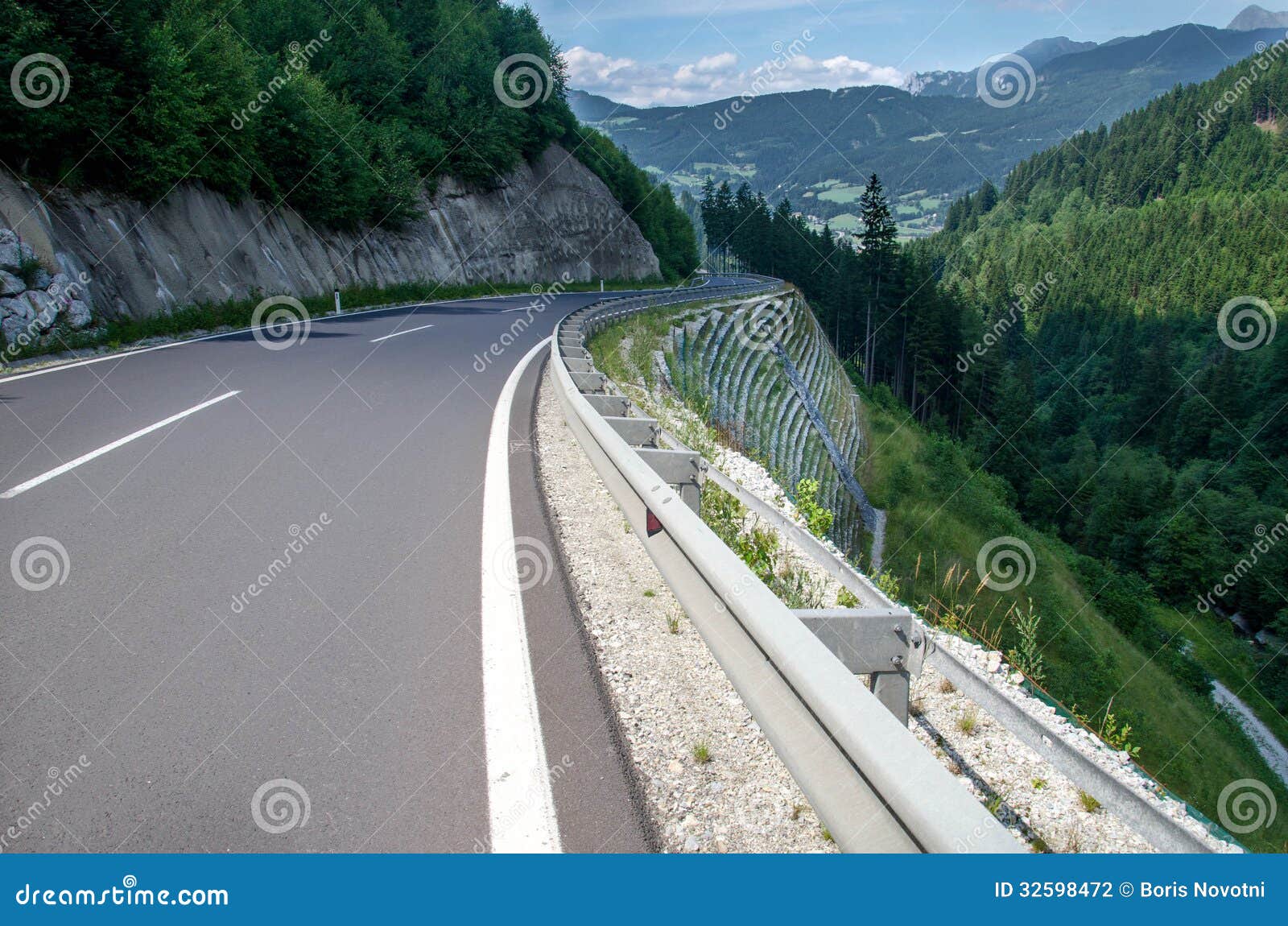 Road between mountain stock photo. Image of side, travel - 32598472