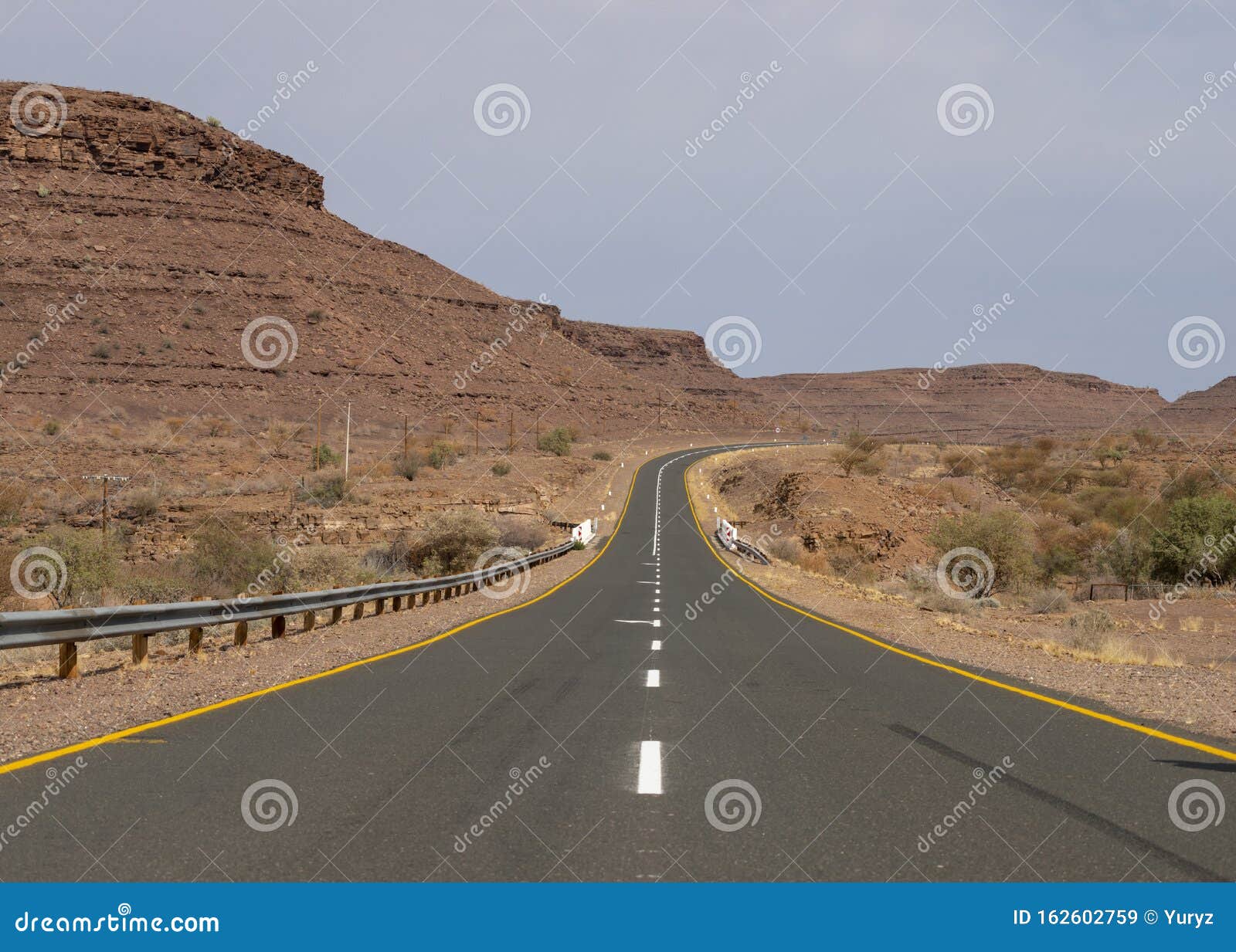 Road in Namibia stock image. Image of road, view, stripe - 162602759