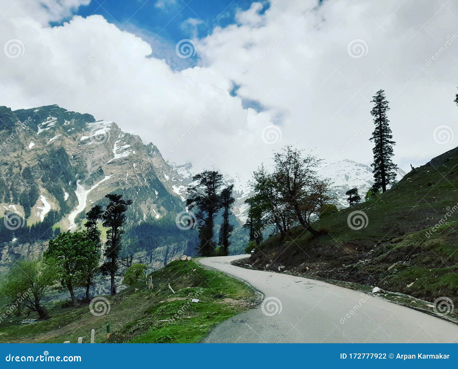 Road Nature Ice Cool Environment Stock Photo - Image of environment ...