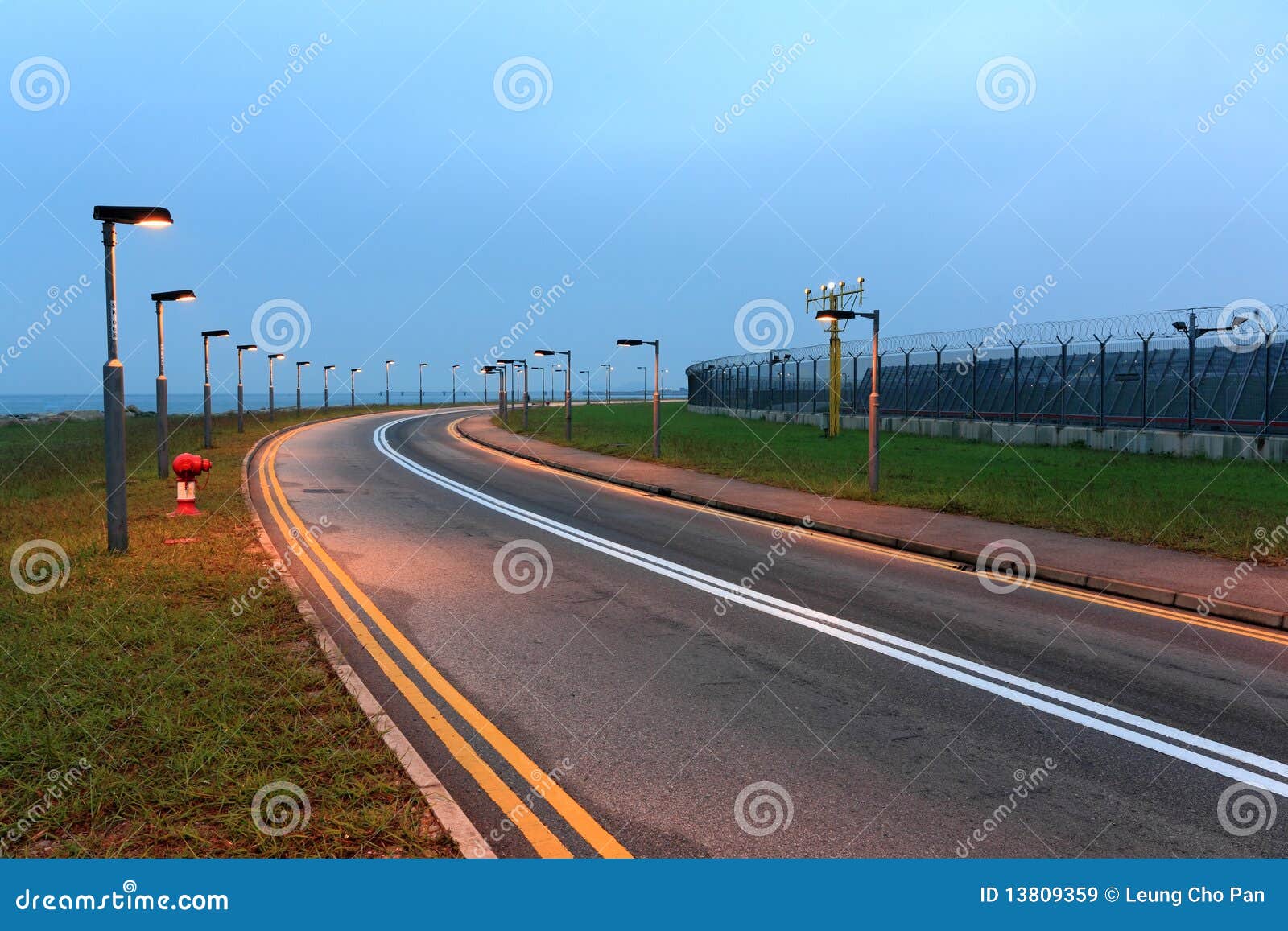 Road at night stock image. Image of night, freshness - 13809359