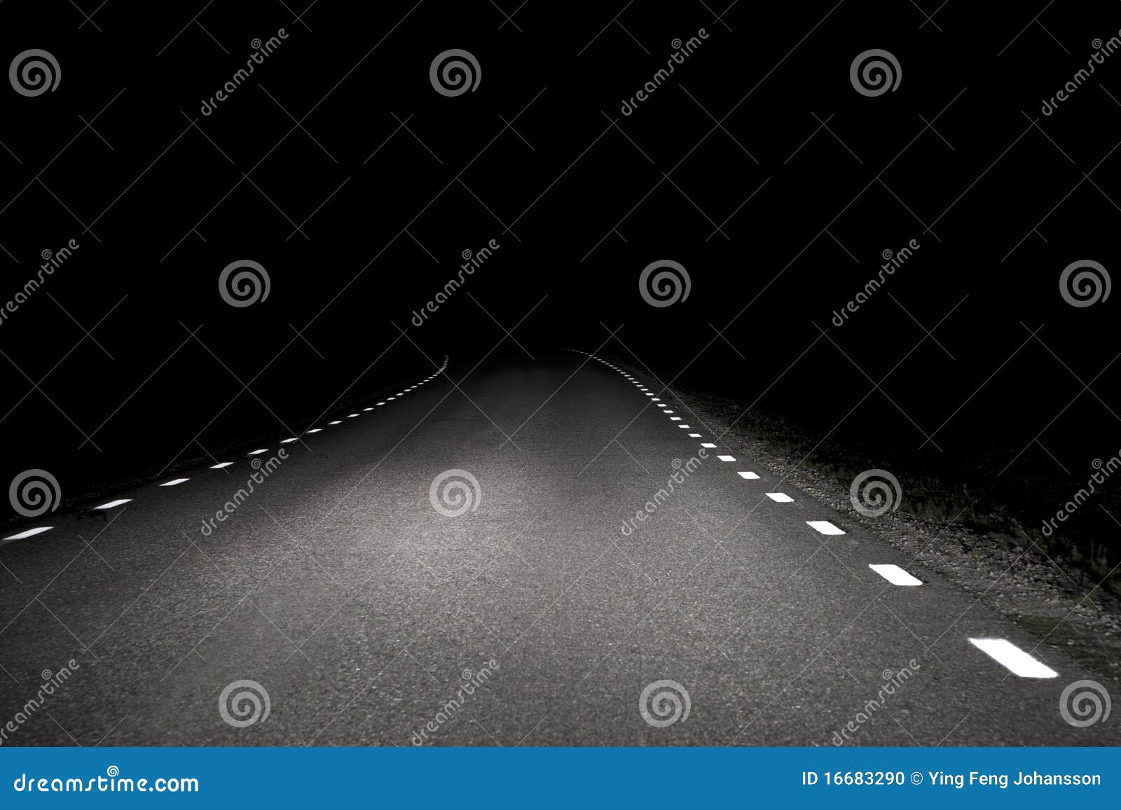 Road at night stock photo. Image of evening, night, country - 16683290