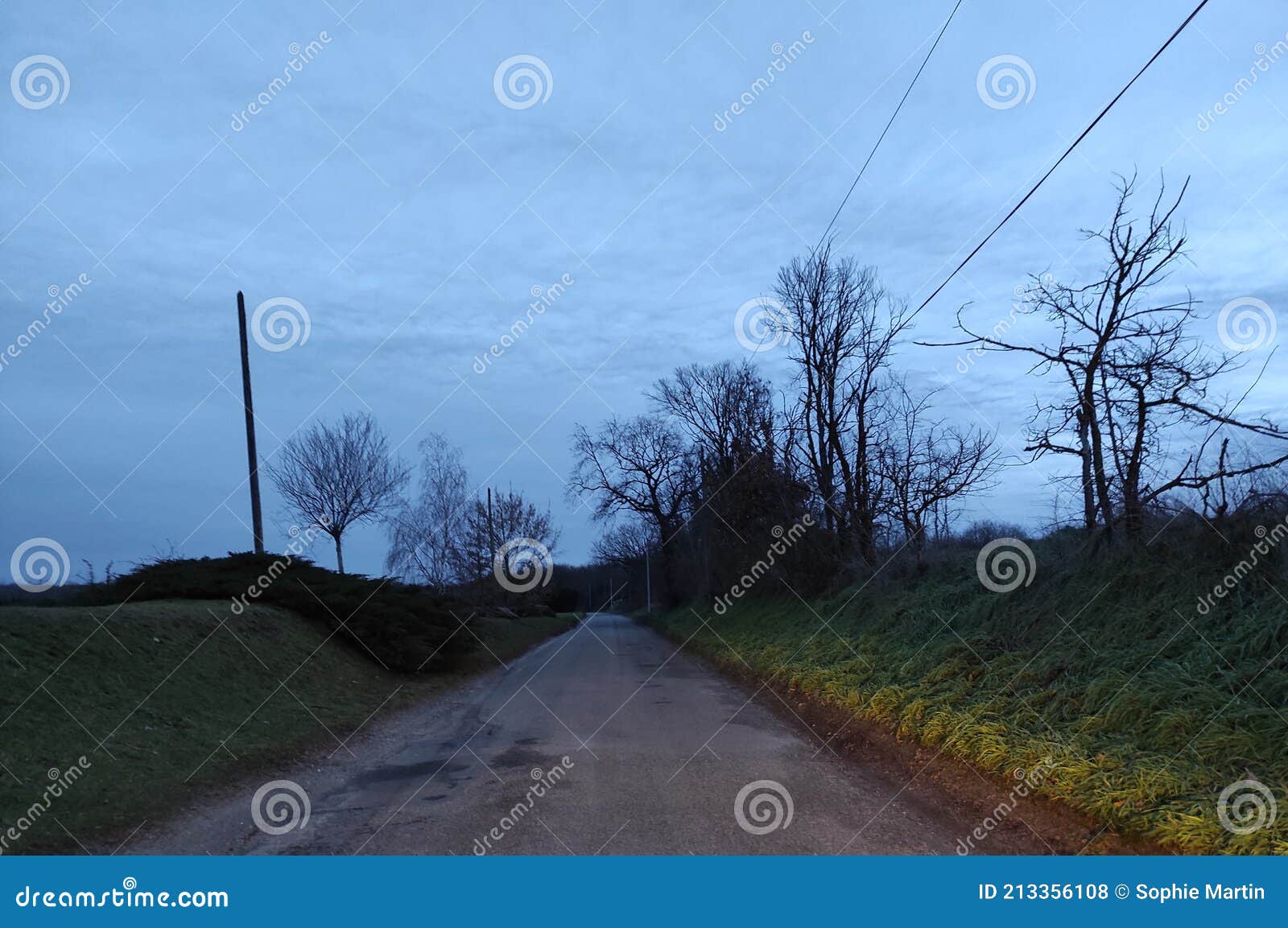Road at night stock photo. Image of lane, wind, soil - 213356108
