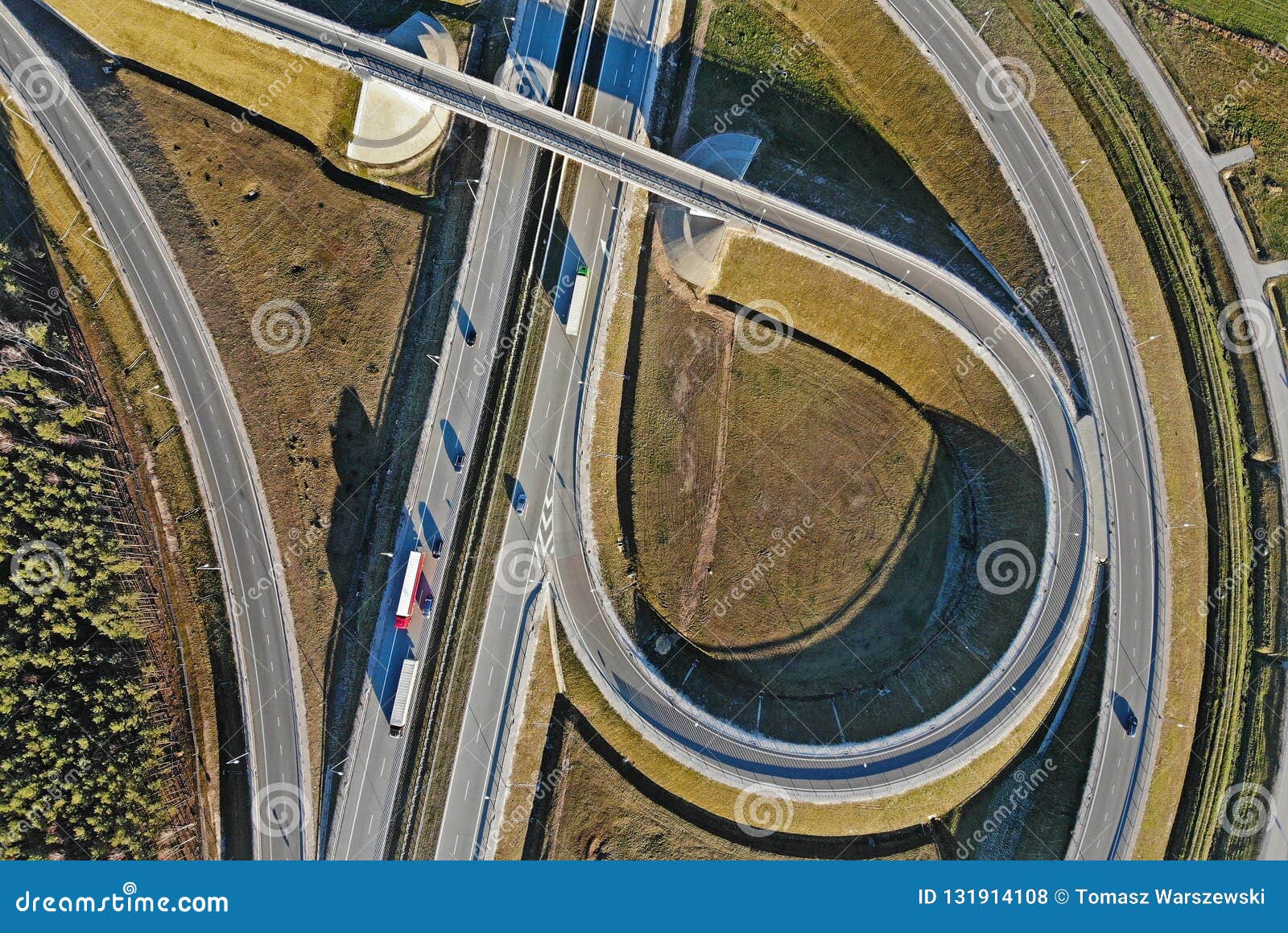 Road Transport - a High-speed Road Stock Photo - Image of poland ...